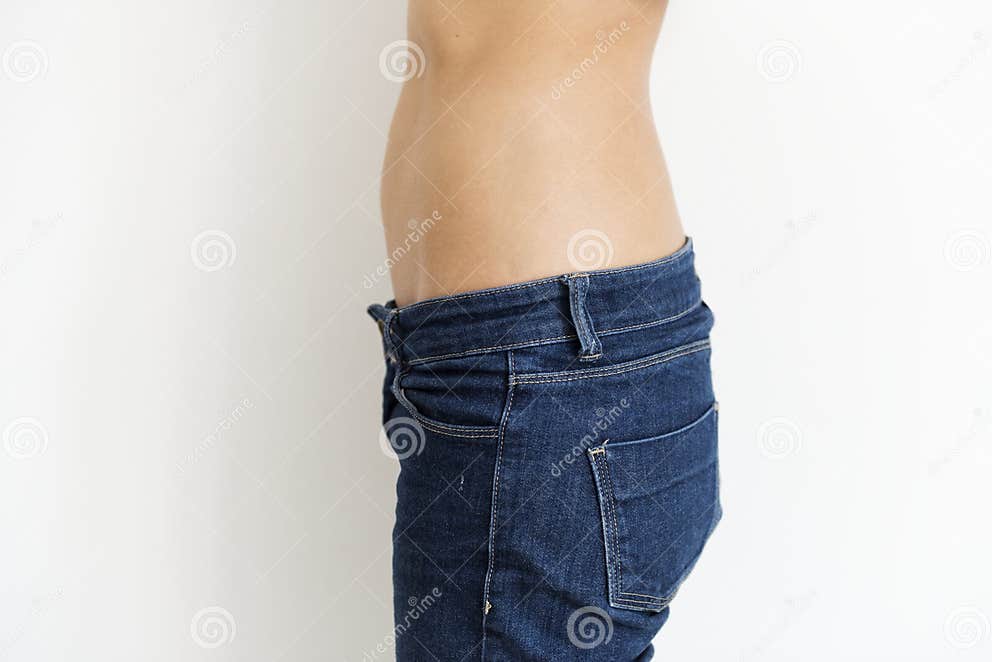 A Side View of Bared Woman Body Stock Image - Image of minimal ...