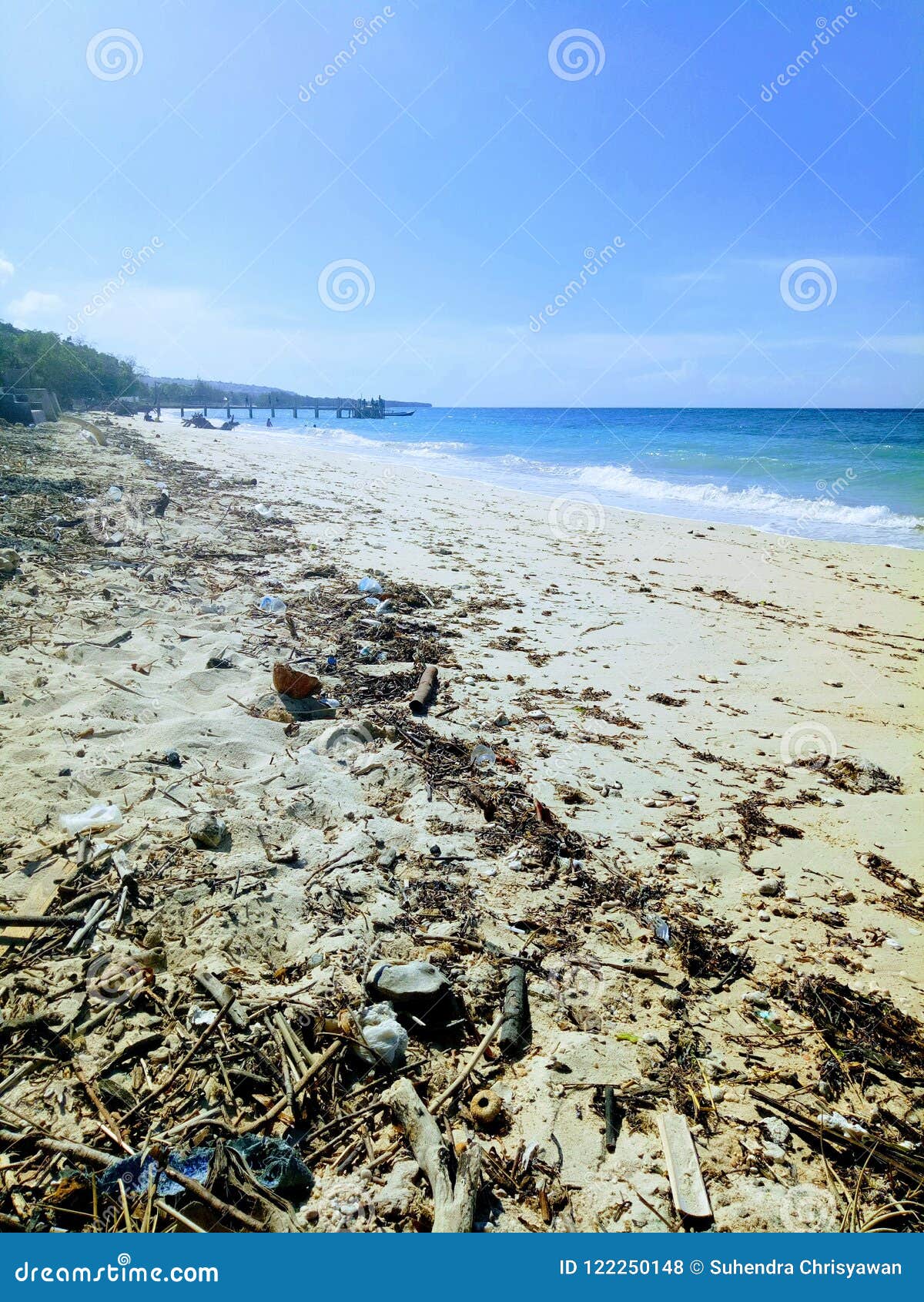 Side view of the beach stock photo. Image of beauty - 122250148