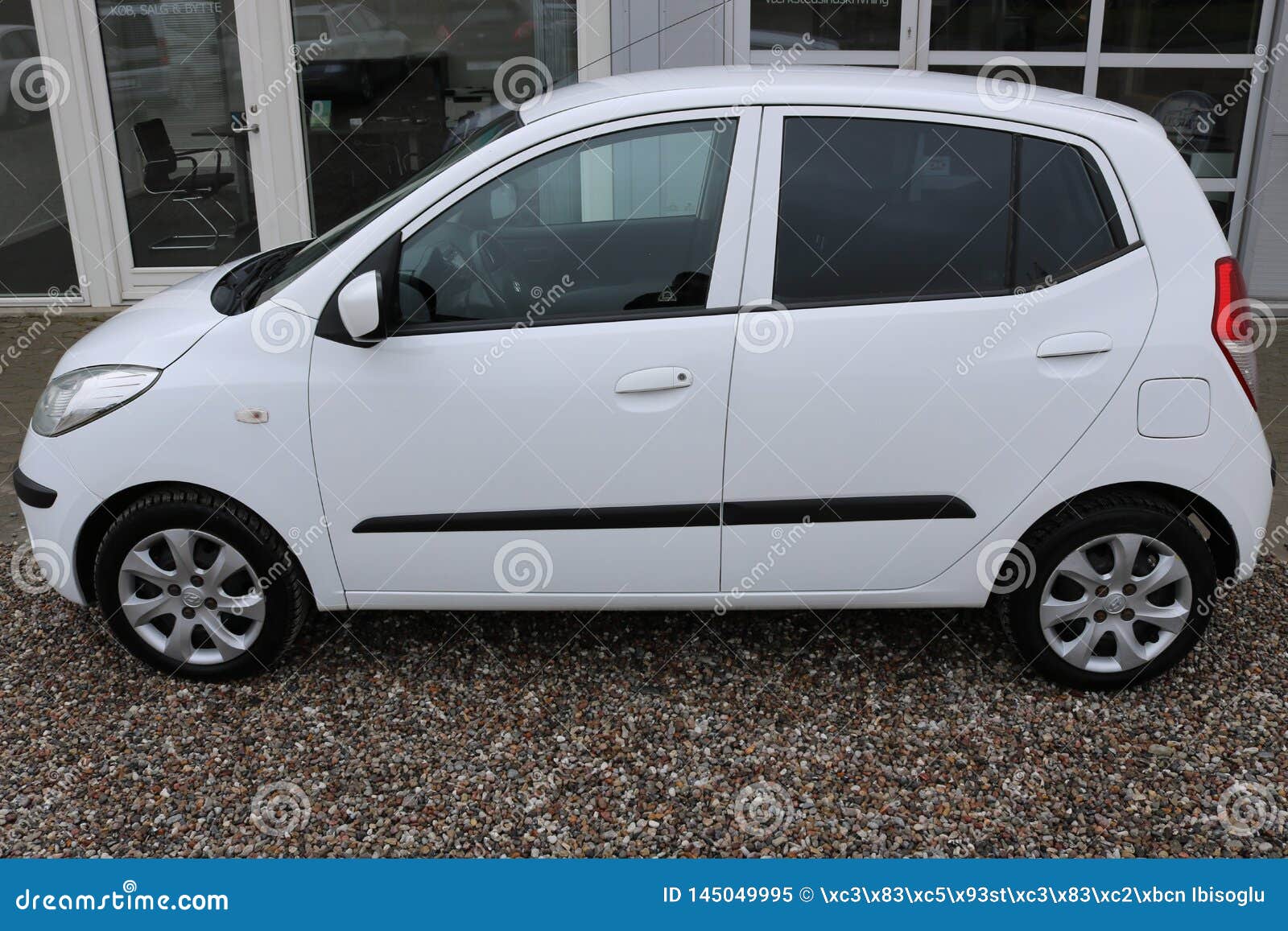 Side view of modern car. stock image. Image of family - 145049995