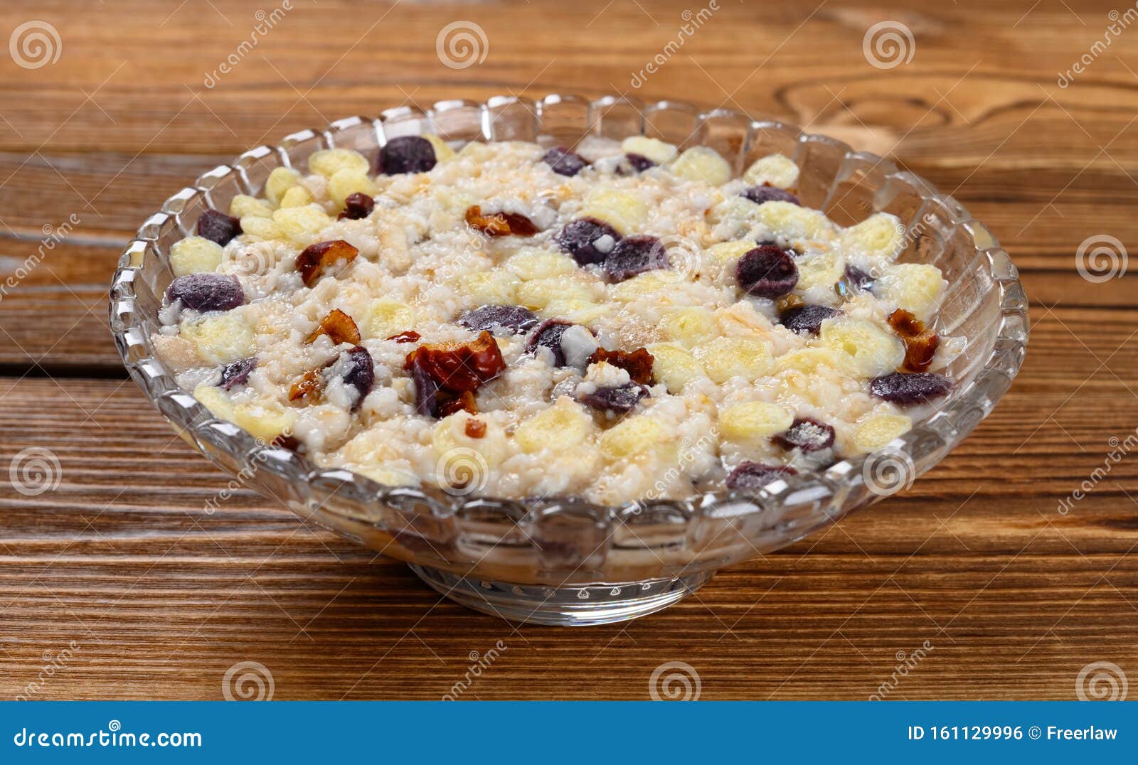 Bowl of Mixed Instant Cereal and Grain Stock Photo - Image of delicious ...
