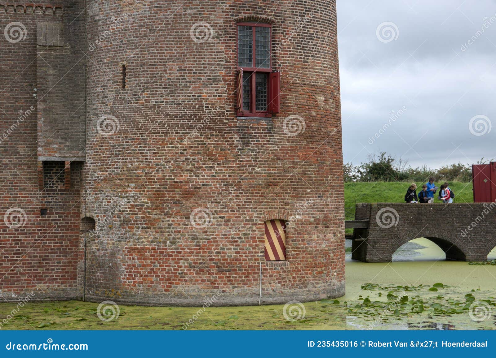 Side View Bridge at the Muiderslot Castle at Muiden the Netherlands 31 ...