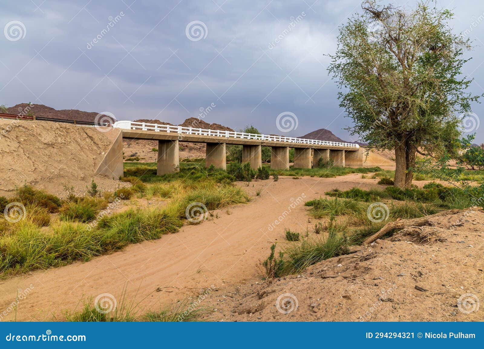 A Side View of the Bridge Over the Agab River at Oruhito in Namibia ...