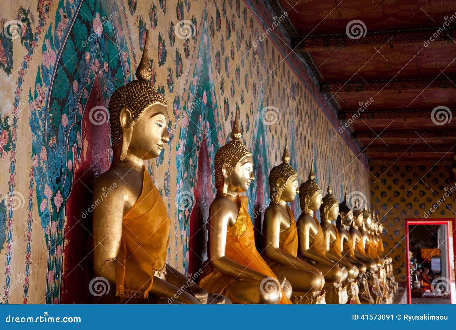 Side view of Buddha statue stock image. Image of peace - 41573091