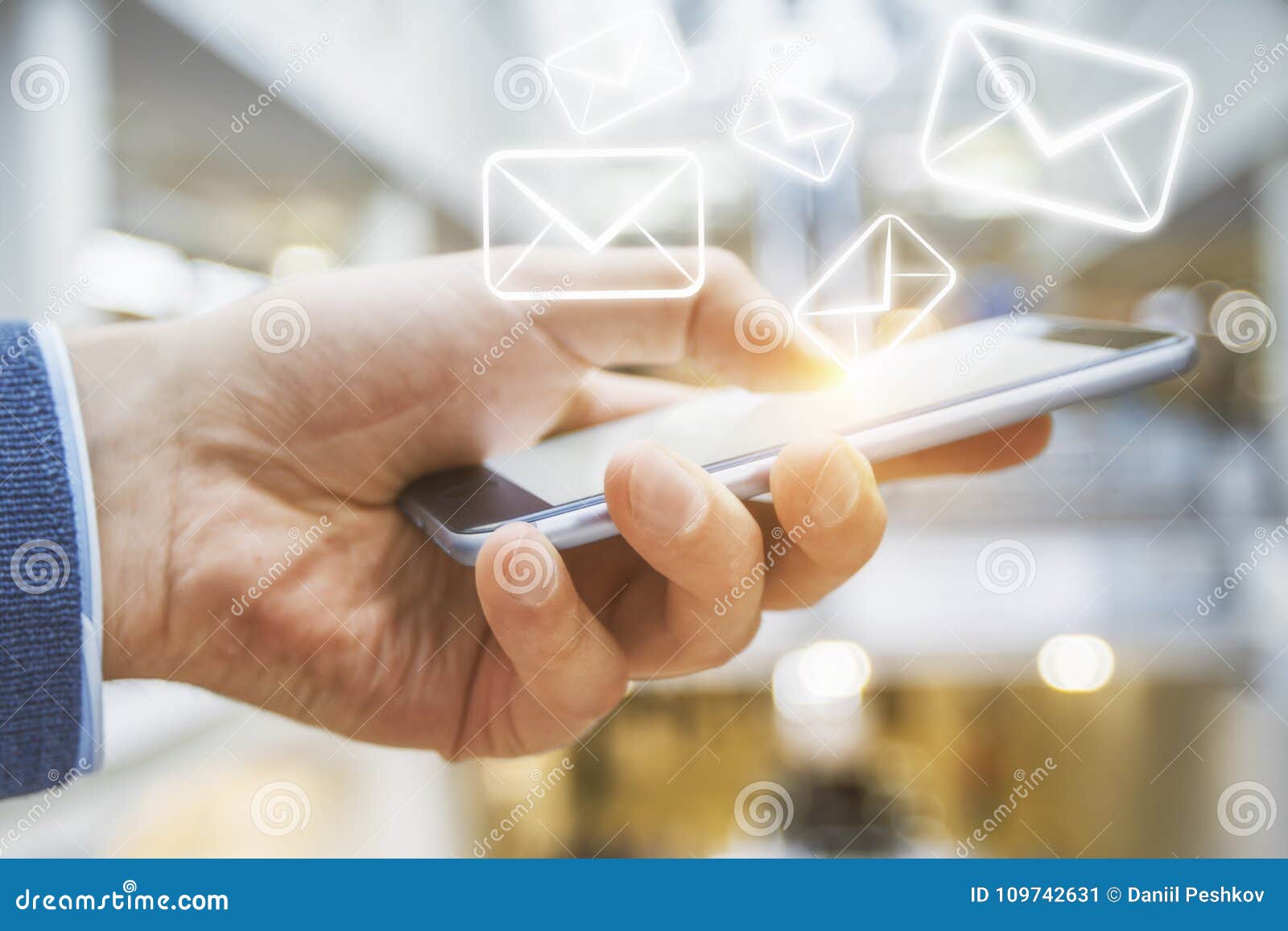 Email Communication Concept Stock Image - Image of marketing, icon ...