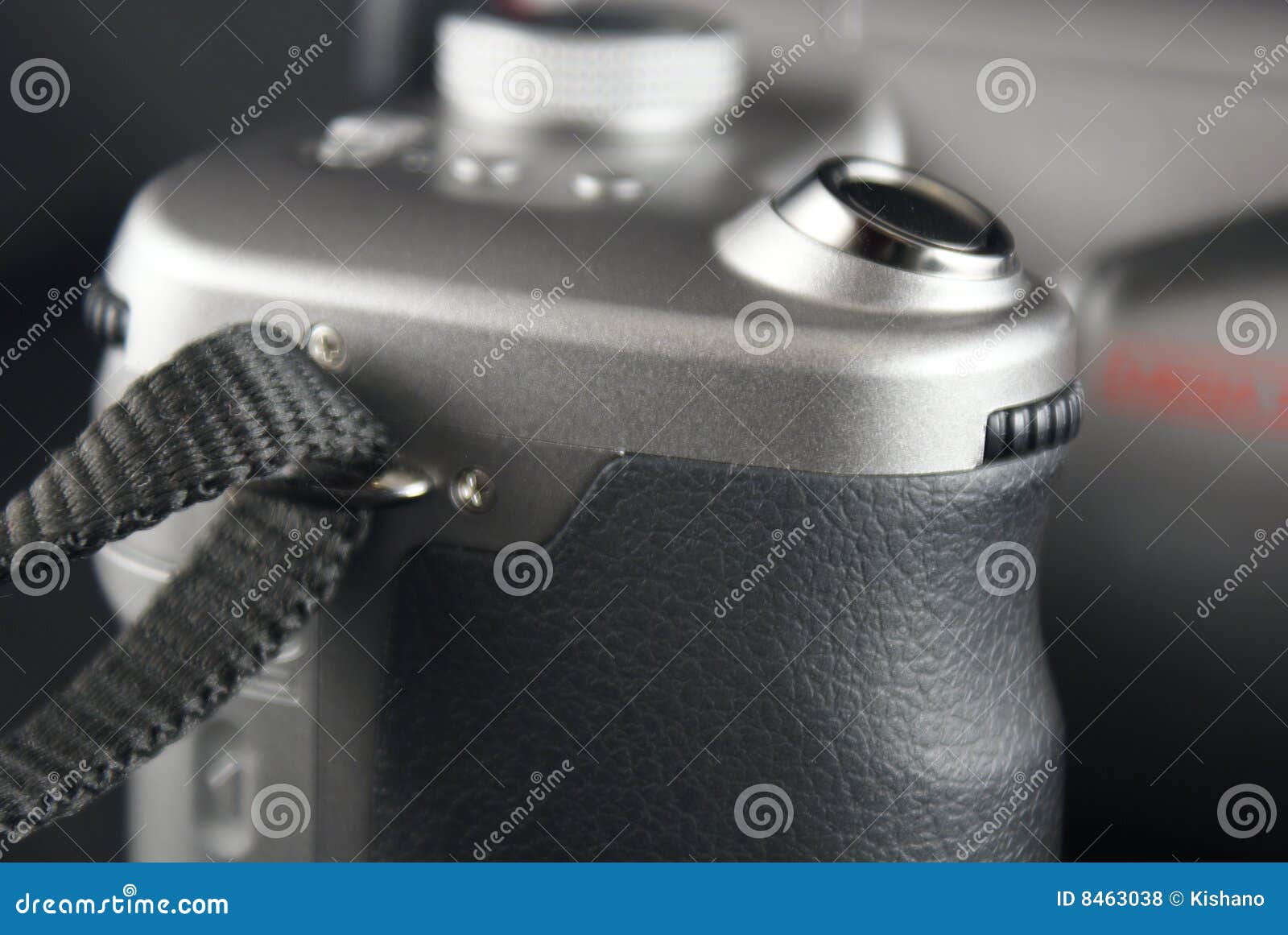 Side view of camera stock photo. Image of zoom, silver - 8463038