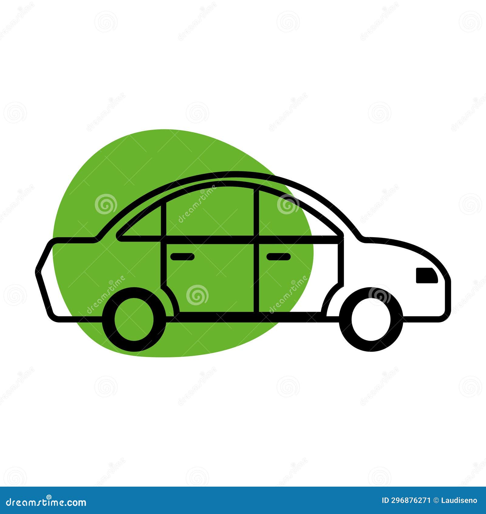 Side View of a Car Icon Vector Stock Vector - Illustration of vehicle ...