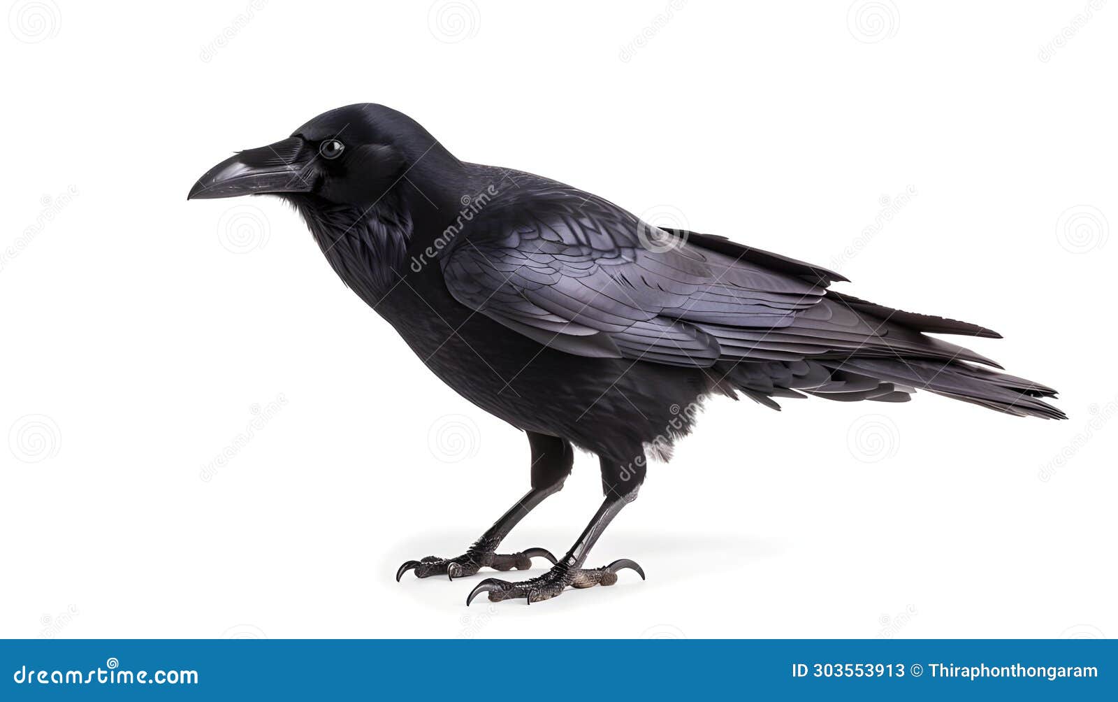 Carrion Crow, Corvus Corone, White Chicken Royalty-Free Stock Photo | CartoonDealer.com #51248937