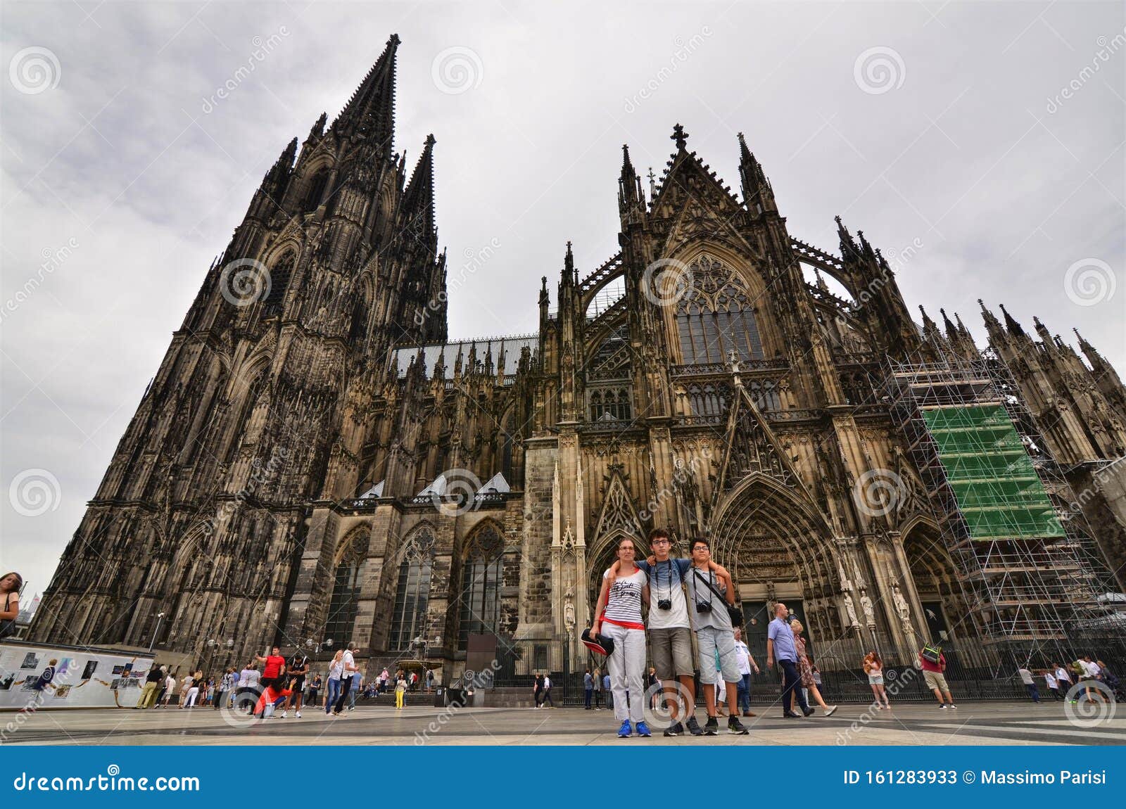 Side view of the cathedra editorial stock photo. Image of gothic ...