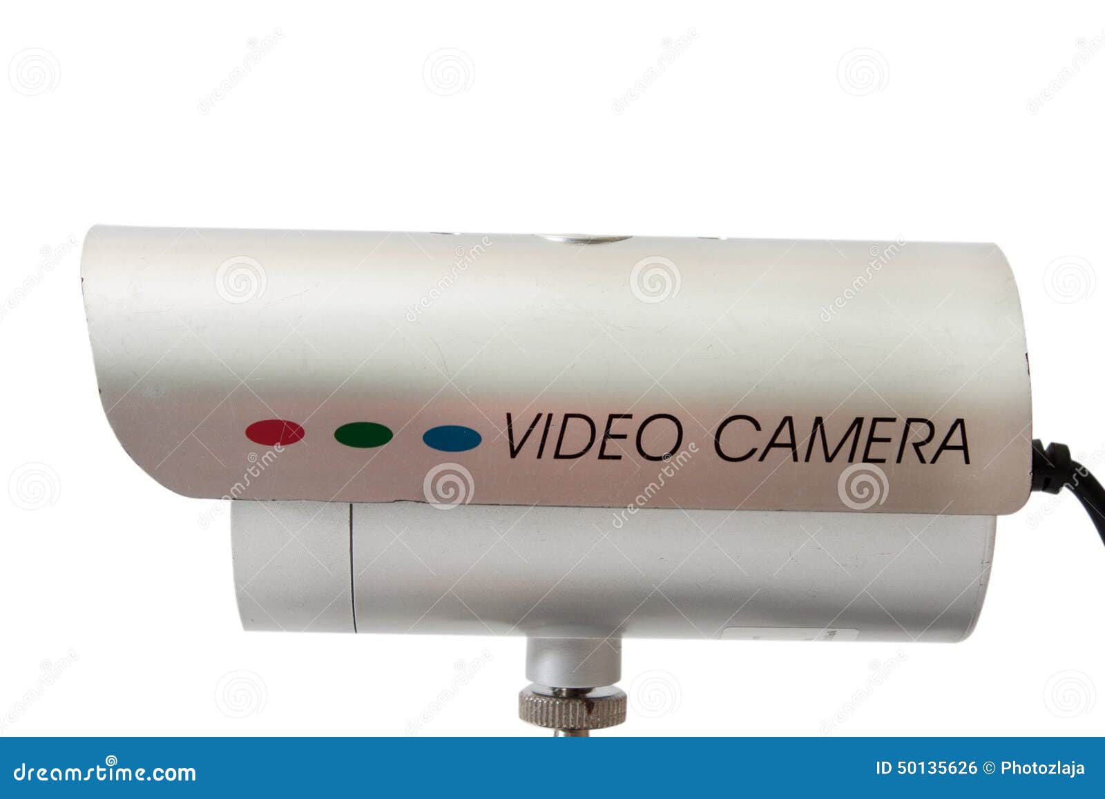 Side View of Cctv Camera for Video Surveillance Stock Photo - Image of ...