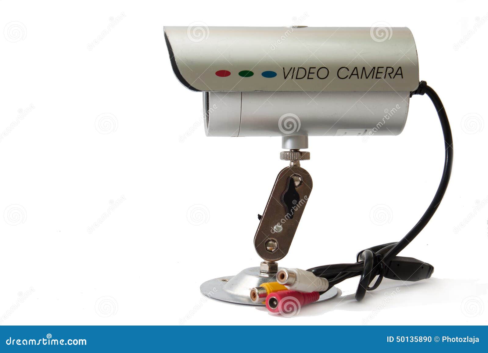 Side View of Cctv Camera for Video Surveillance Stock Photo - Image of ...