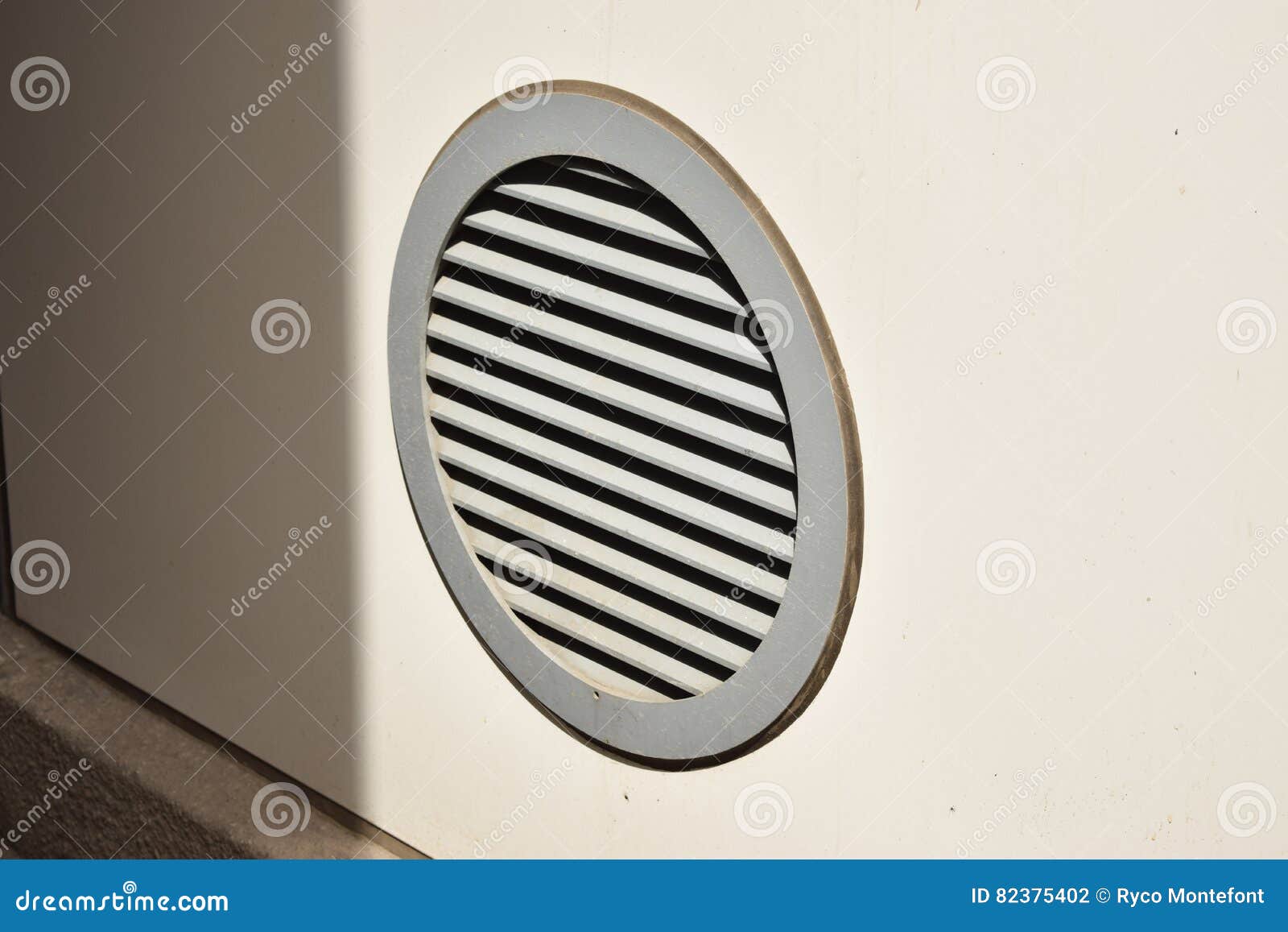 Side View of a Circular Indoor Ventilation Stock Photo - Image of ...