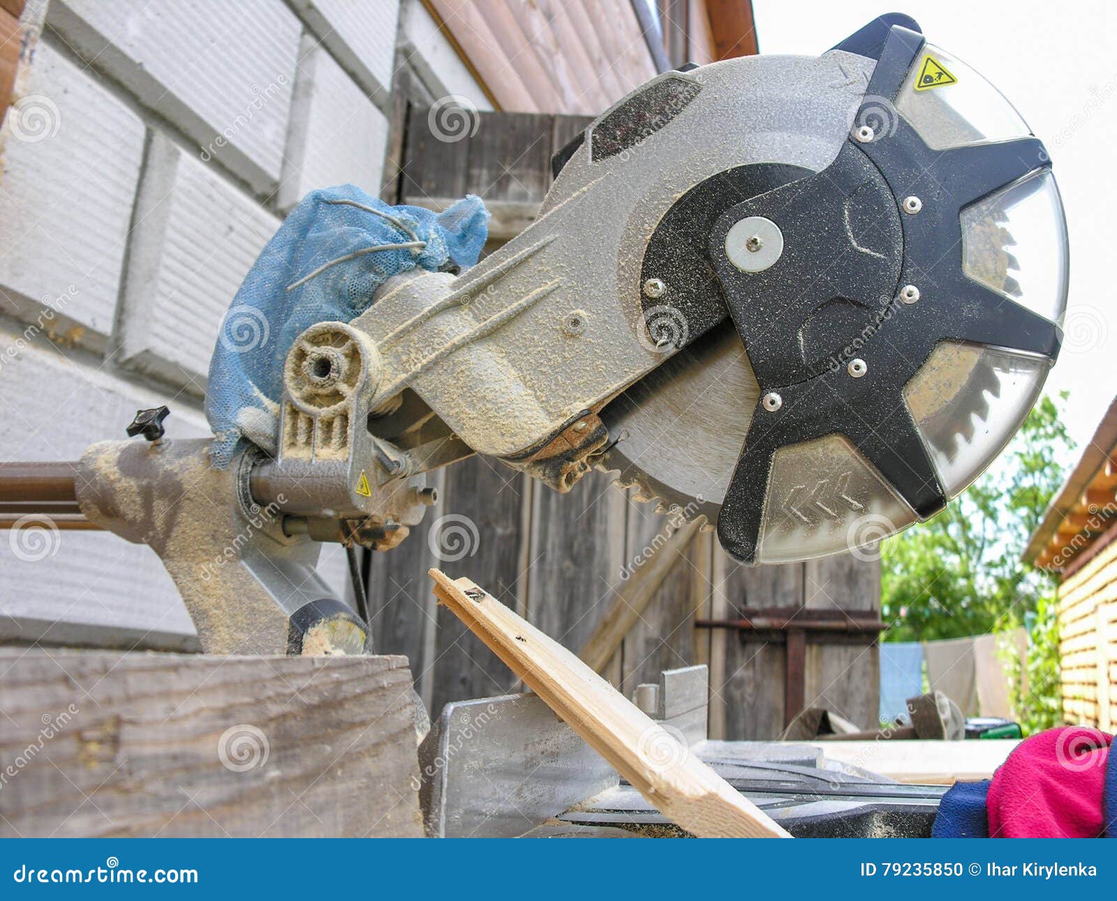 Side View of a Circular Saw Stock Photo - Image of block, house: 79235850