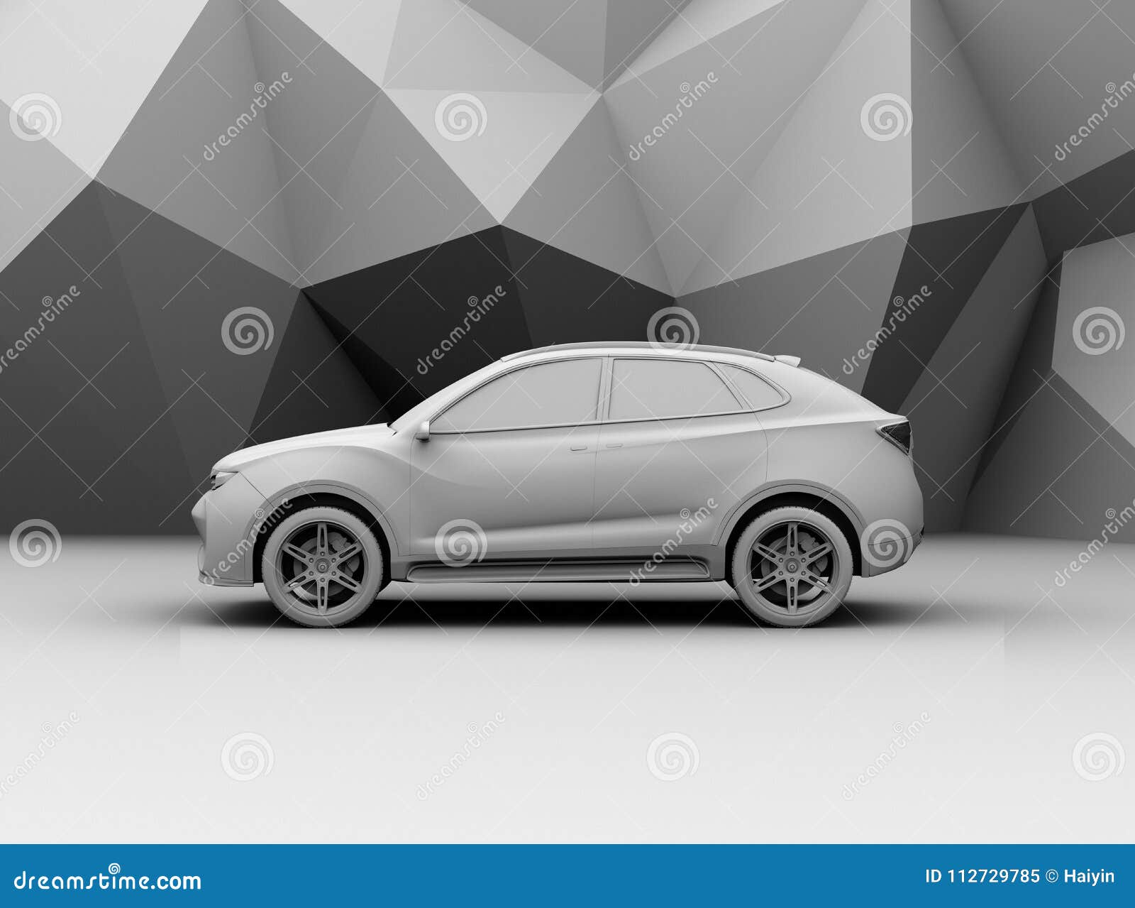 Clay Rendering Of Fuel Cell Powered Autonomous Car Filling Gas In Fuel ...