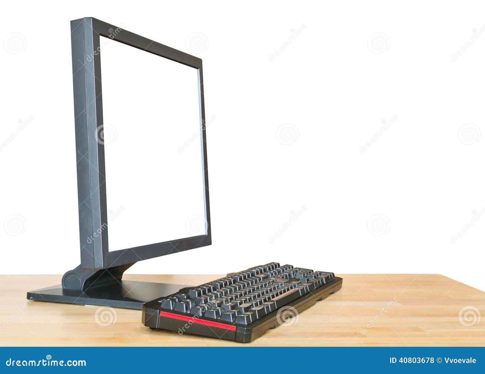 Side View Computer Display and Keyboard on Table Stock Photo - Image of ... Side View Computer Display and Keyboard on Table Stock Photo - Image of ...
