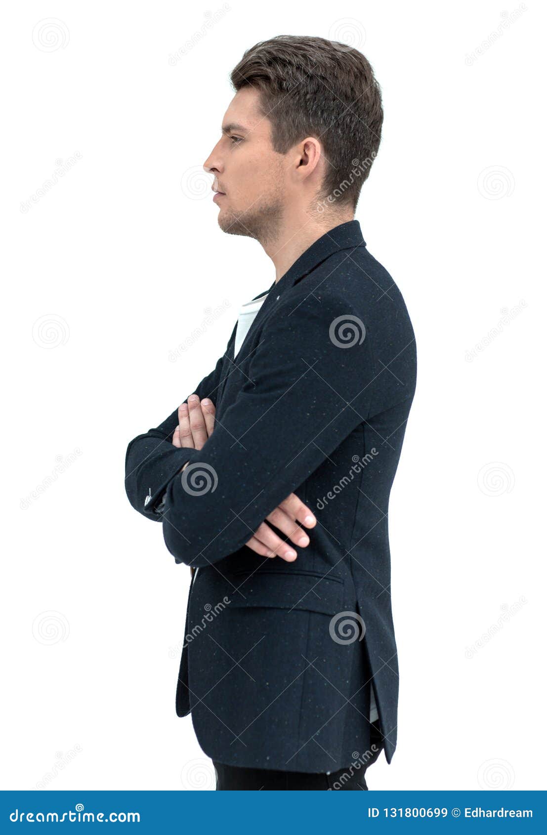 Side View. Confident Business Man Stock Image - Image of businessman ... Side View. Confident Business Man Stock Image - Image of businessman ...
