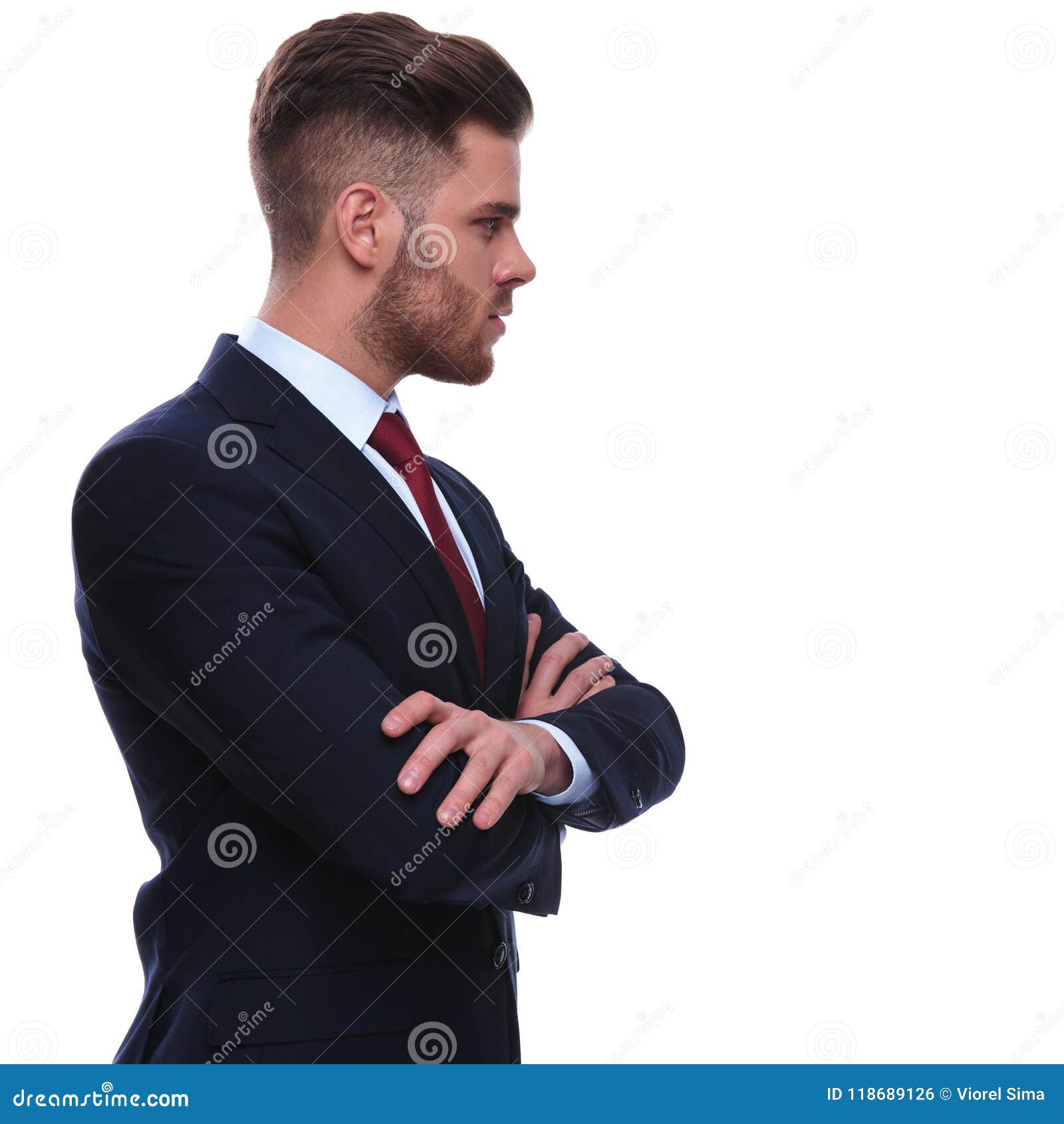 Side View of Confident Businessman Looking To Side Stock Photo - Image ... Side View of Confident Businessman Looking To Side Stock Photo - Image ...
