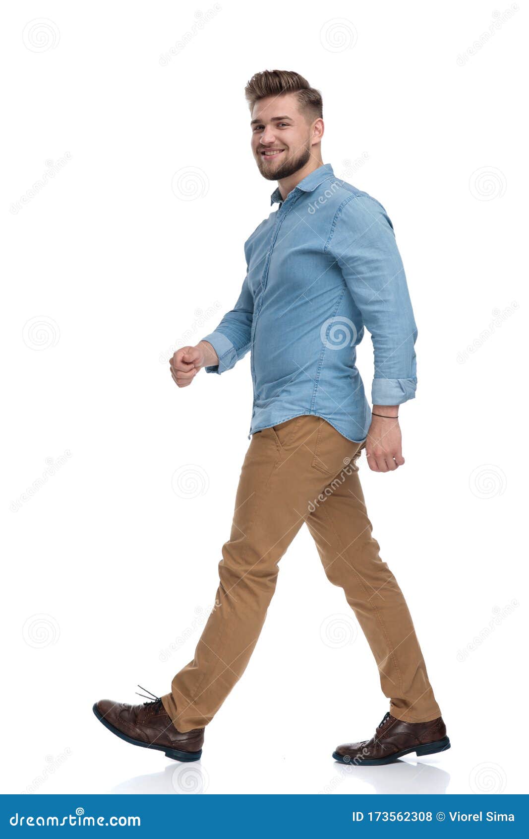 Side View of a Confident Casual Man Walking Stock Photo - Image of male ... Side View of a Confident Casual Man Walking Stock Photo - Image of male ...