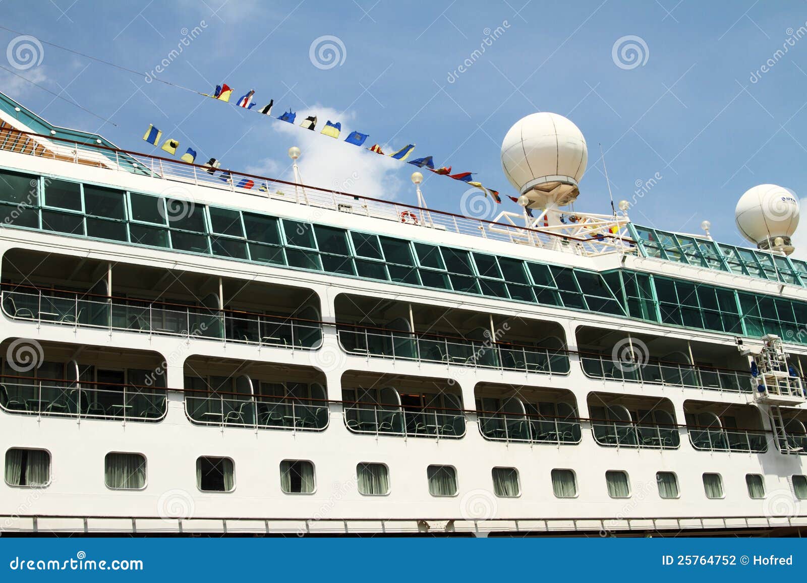 Side view of a cruise ship stock photo. Image of tourism - 25764752