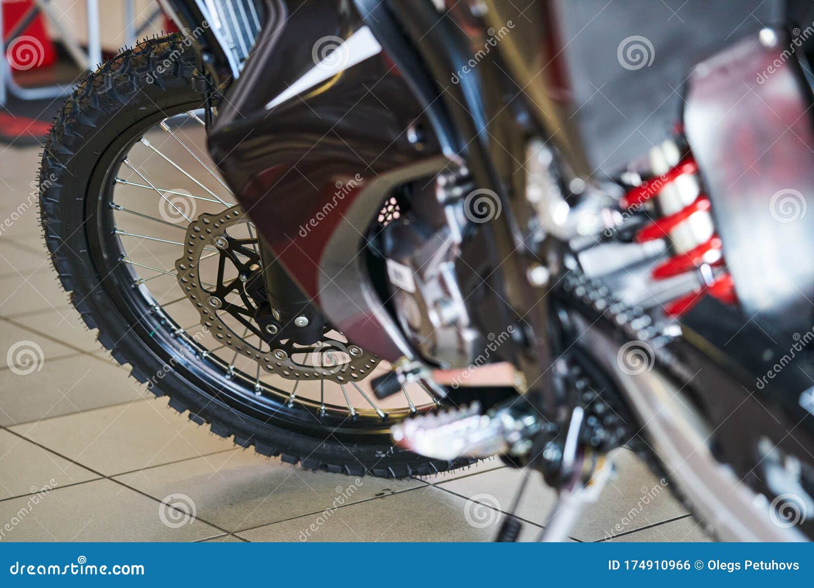 Side View of a Custom Motorcycle Engine Stock Photo - Image of ...