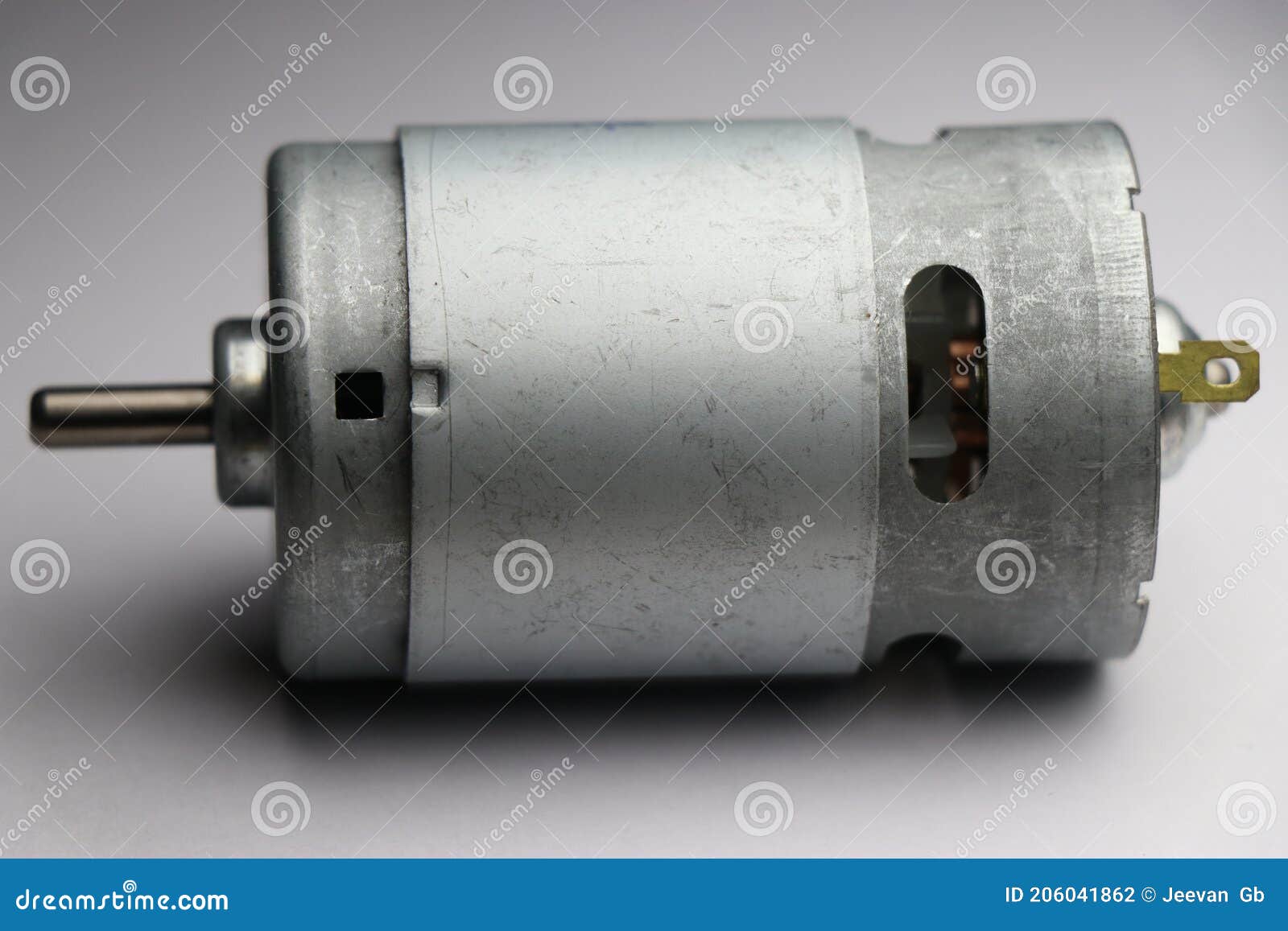 Side View of DC Motor or 775 Motor Which Has High Torque and Low ...