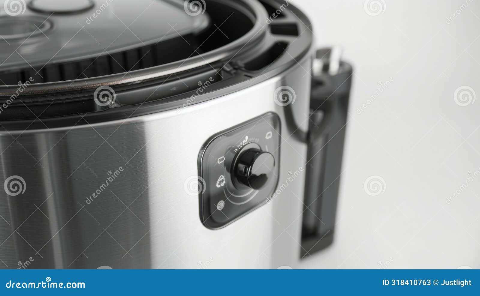 A Side View of the Deep Fryer Showcasing the Oil Level Indicator and ...