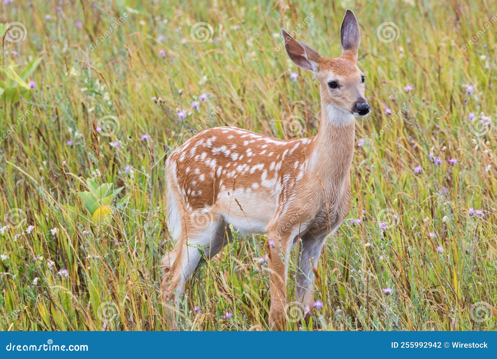 Side View of a Deer in the Field during the Daytime Stock Photo - Image ...