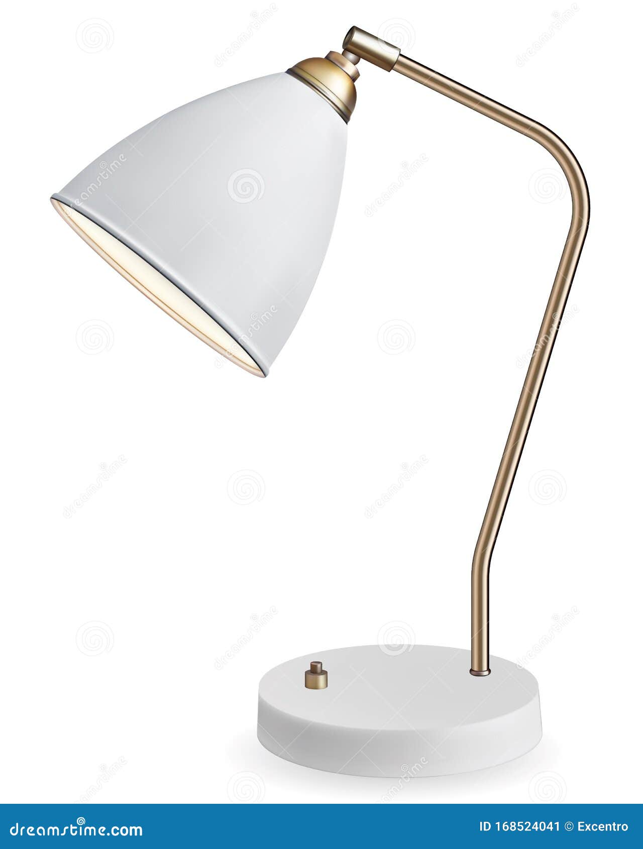 Desk lamp stock vector. Illustration of electrical, interior - 168524041