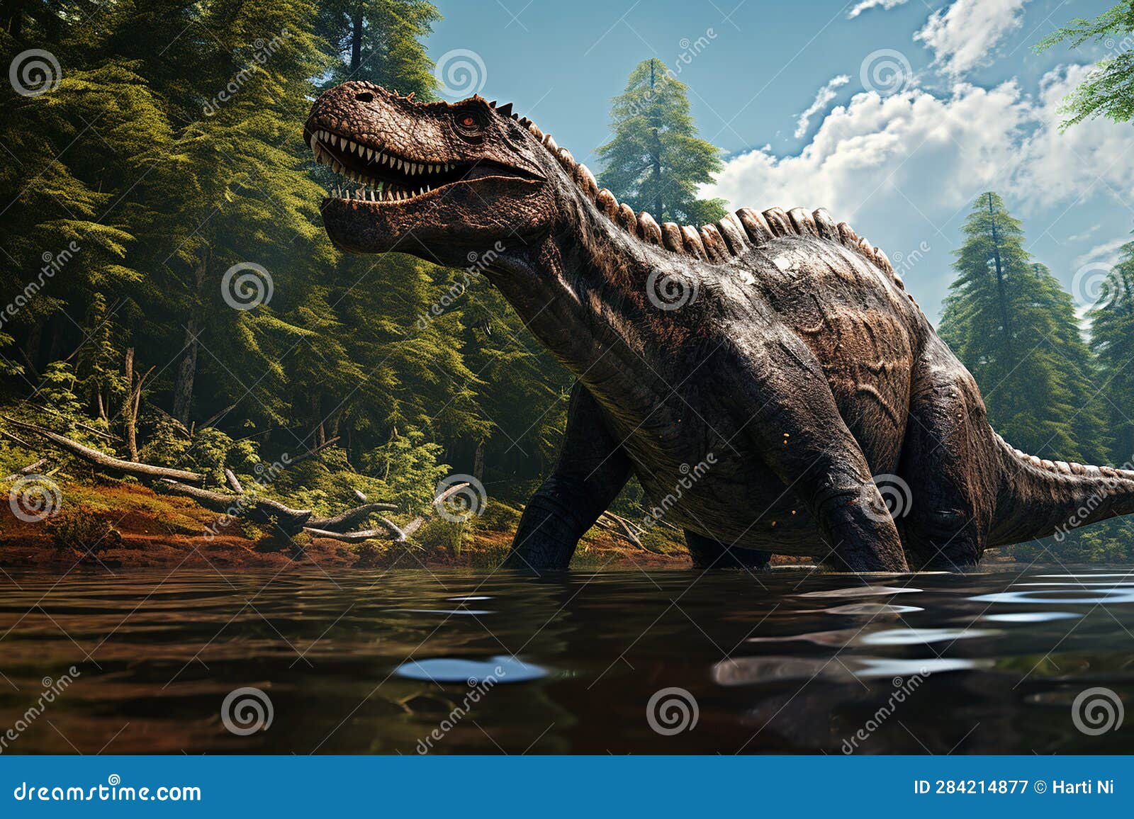 X Ray View Of Dinosaur Revealing Detailed Bone Structure, Skeleton On ...