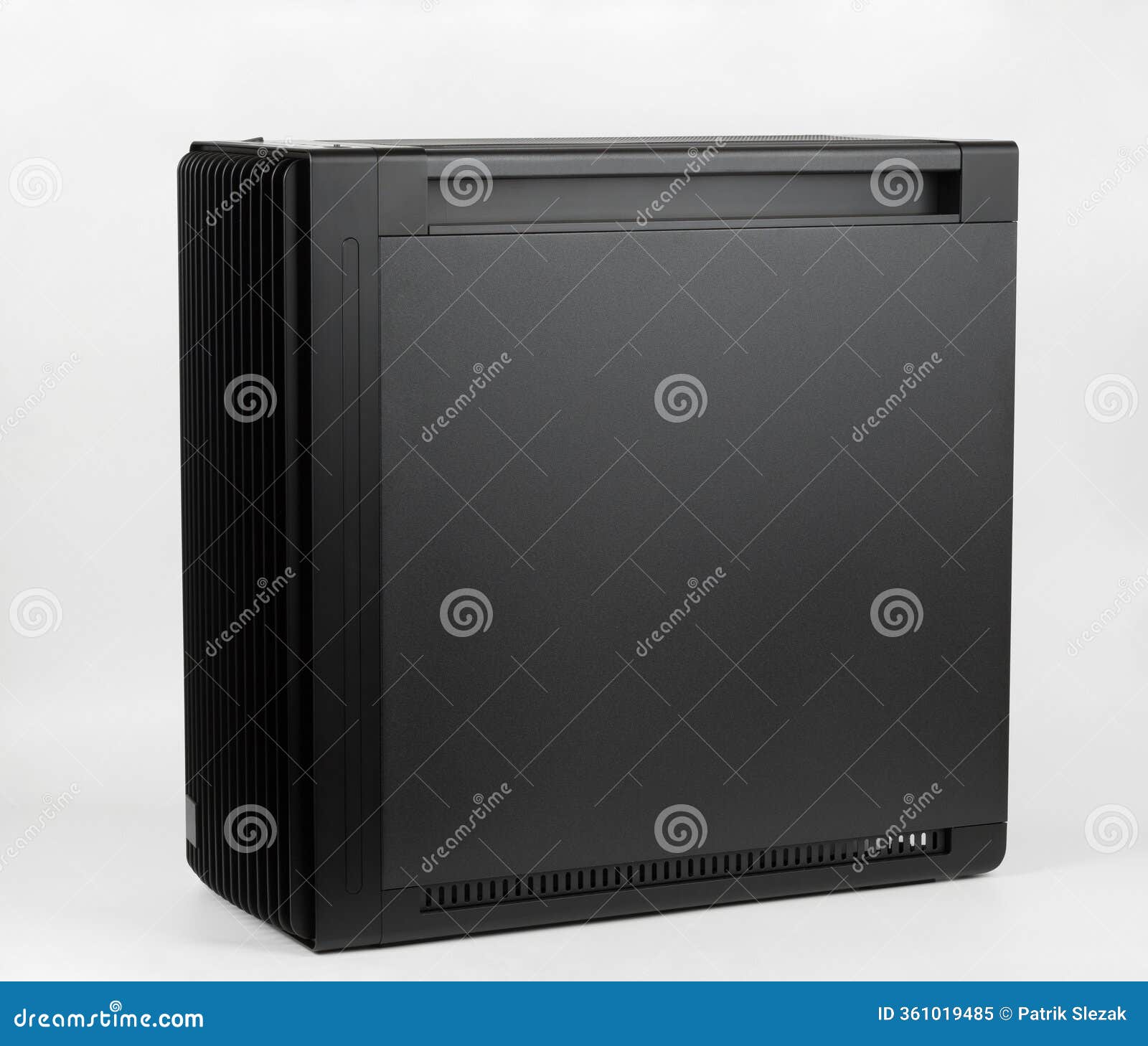 Side View of Empty Big Tower, PC Case, Chassis, 15.5 Mm Front Panel ...