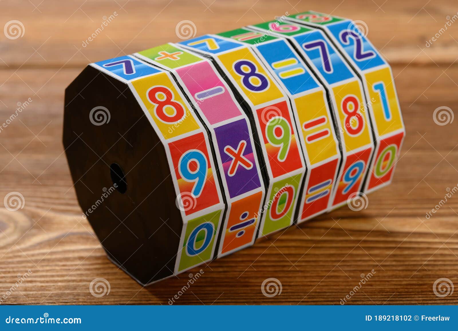 Equations Block for Kids To Learn Mathematics Stock Photo - Image of ...