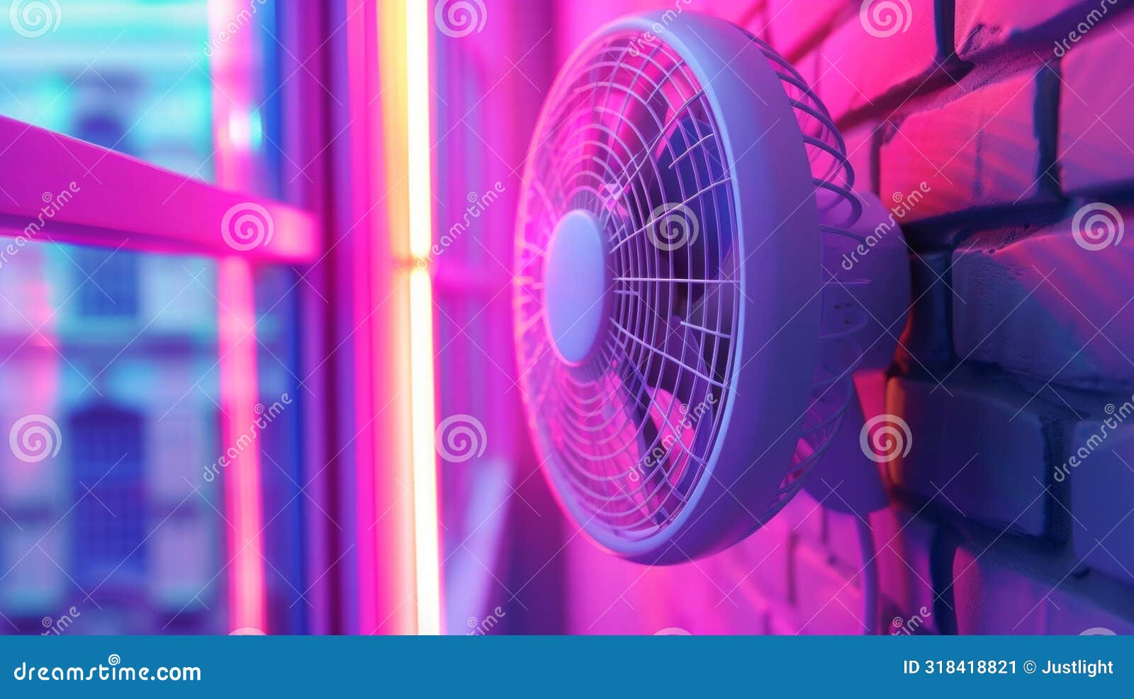 A Side View of the Fan Showing Its Compact Size and Curved Shape that ...