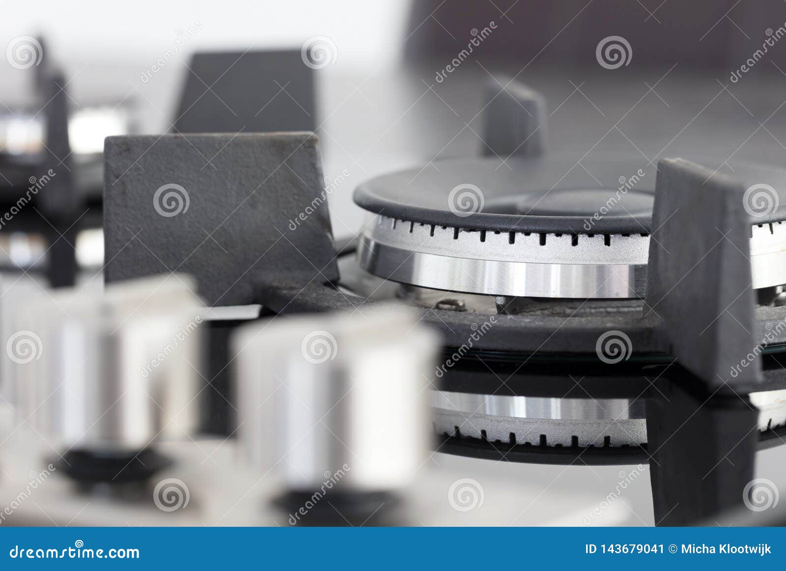 Side View of Gas Modern Stove Stock Image - Image of interior, cooker ...