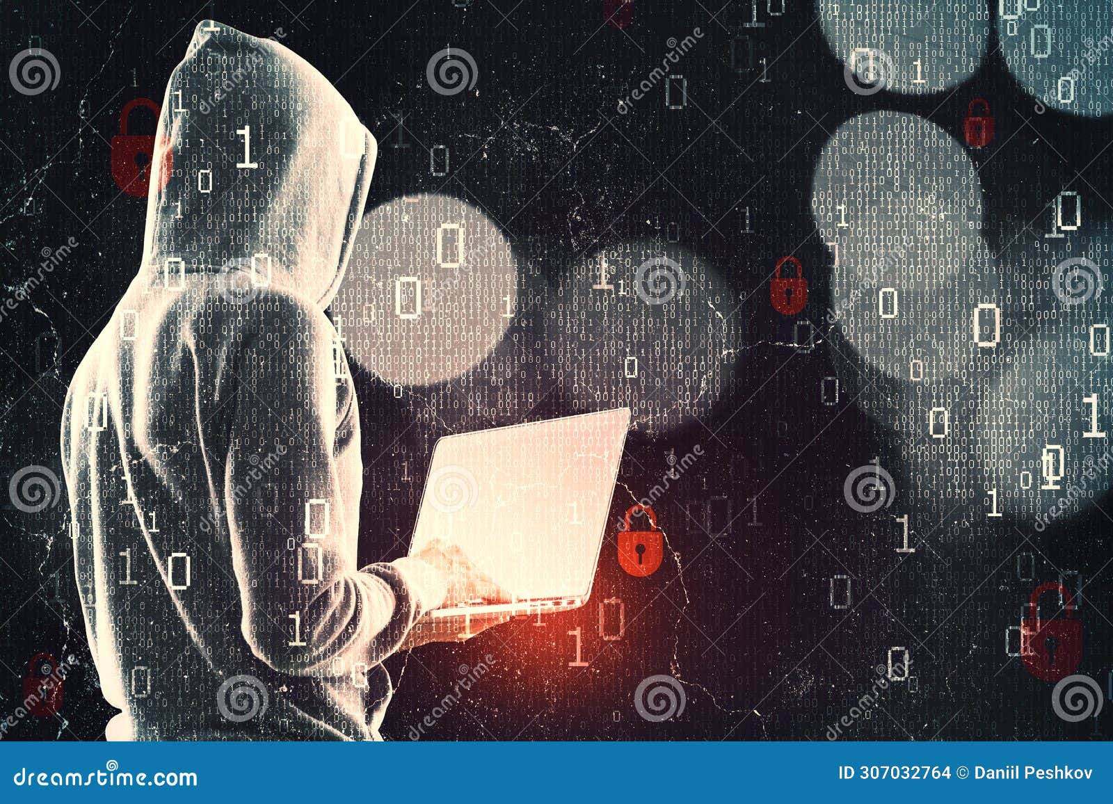 Hacking Background Abstract Hacking System Hacker Attack Broken Falling Binary Code Matrix 1264