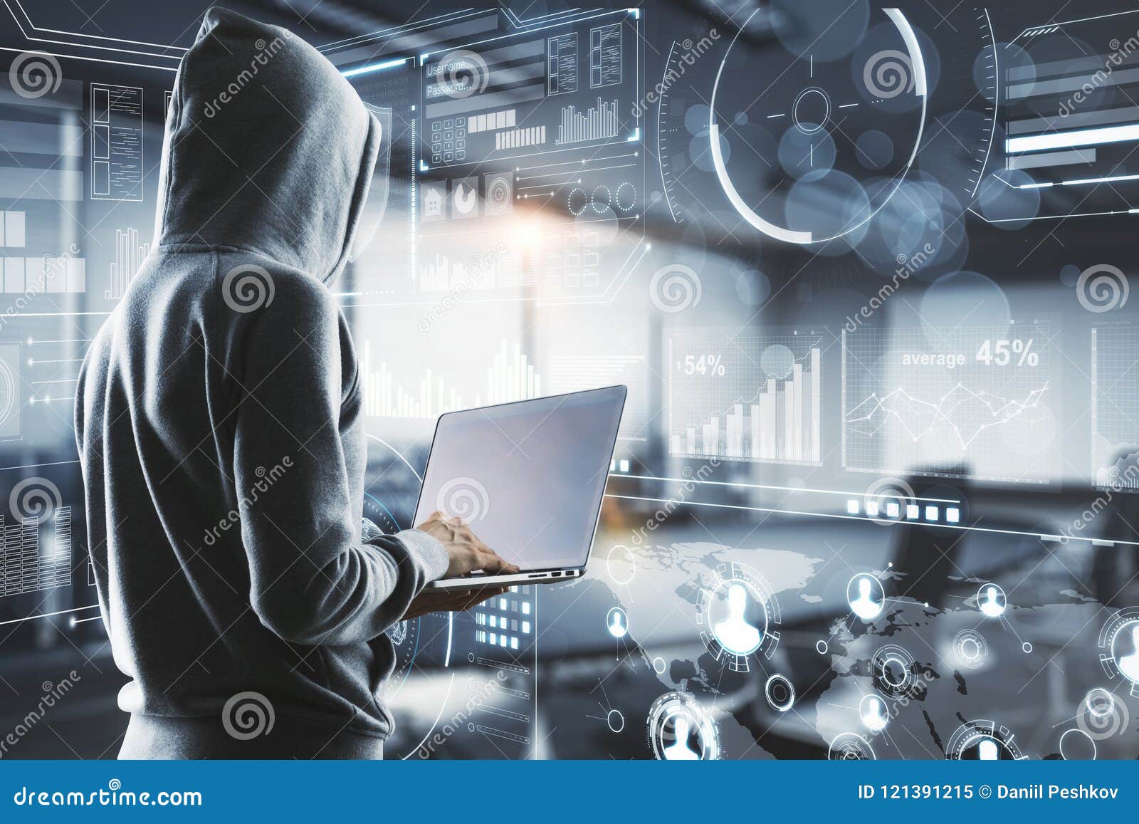Cyberspace concept stock image. Image of computer, creative - 121391215