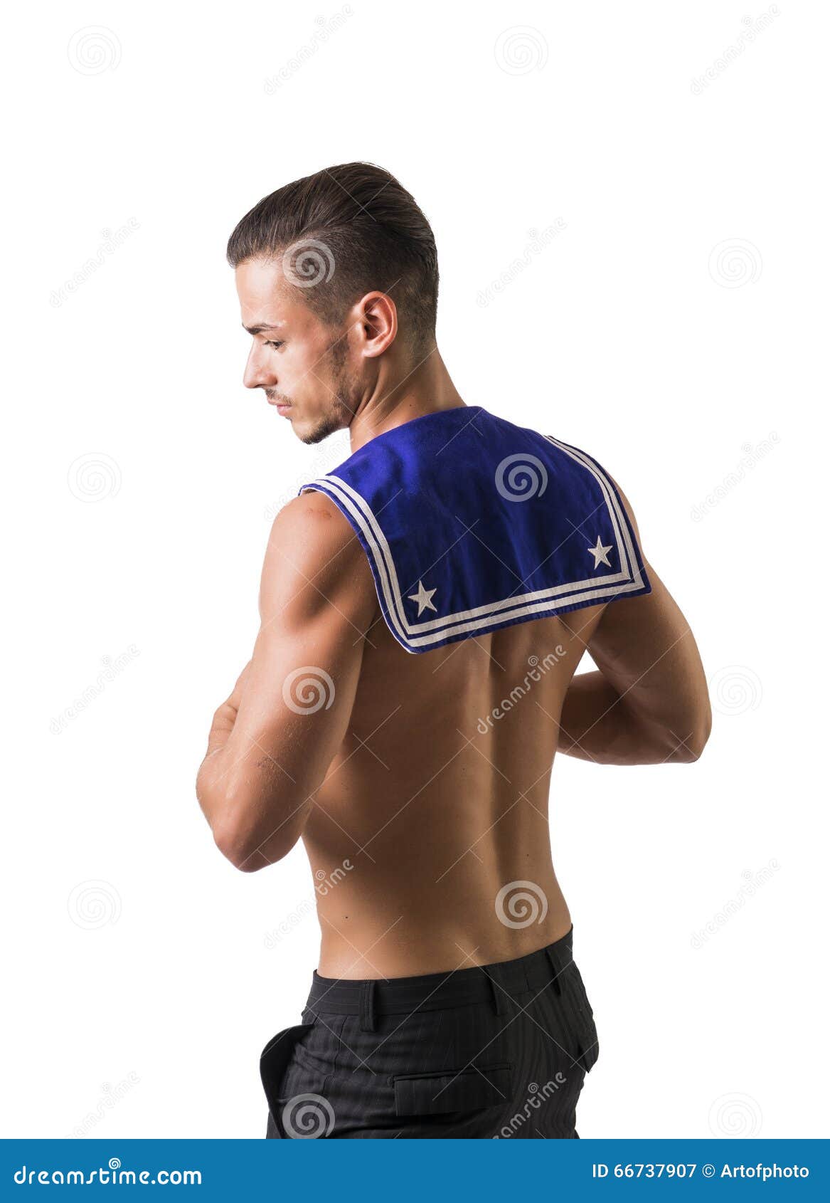 Muscular Backs Side View