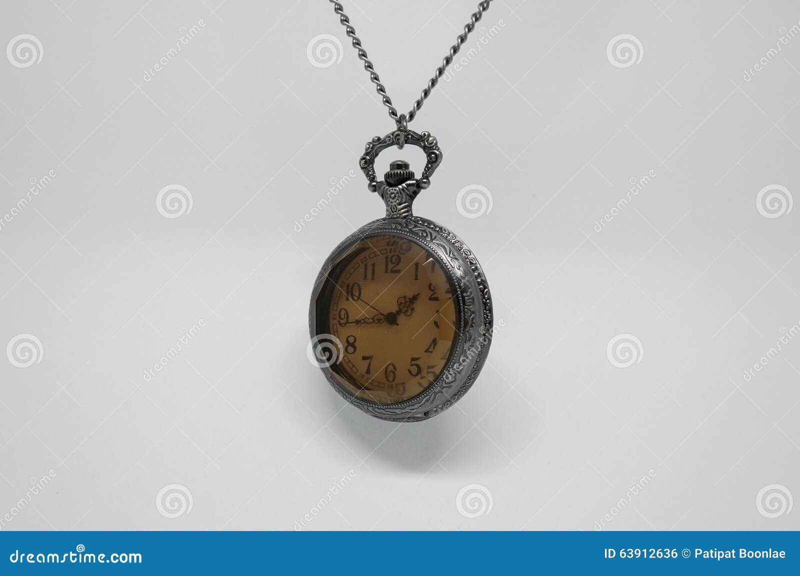 Side View of Hanged Old Pocket Watch Stock Photo - Image of side ...
