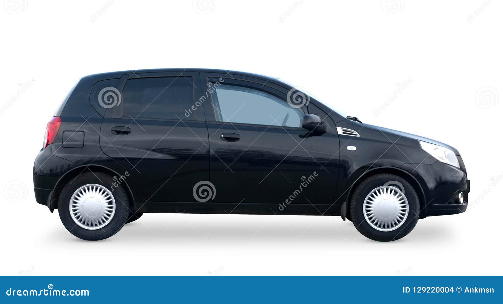 Side View Hatchback Car Isolated on White Background Stock Photo ...