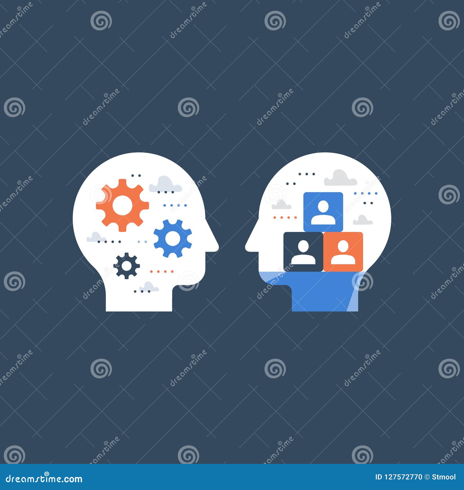 Robot Human Collaboration Icon Stock Illustrations – 25 Robot Human ...