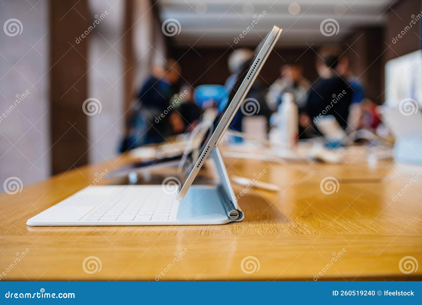 Side View Hero Object of New Apple Computers IPad Tablet on the Magic ...