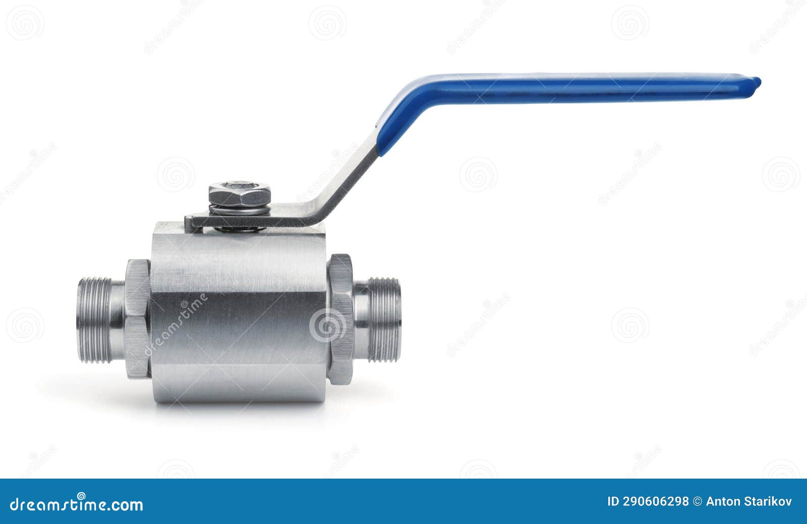 Side View of High Pressure Ball Valve Stock Photo - Image of ...