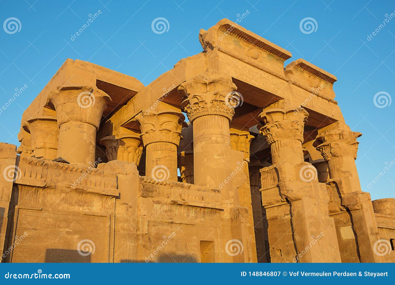 Side View of the Hypostyle Hall Stock Image - Image of fertility ...