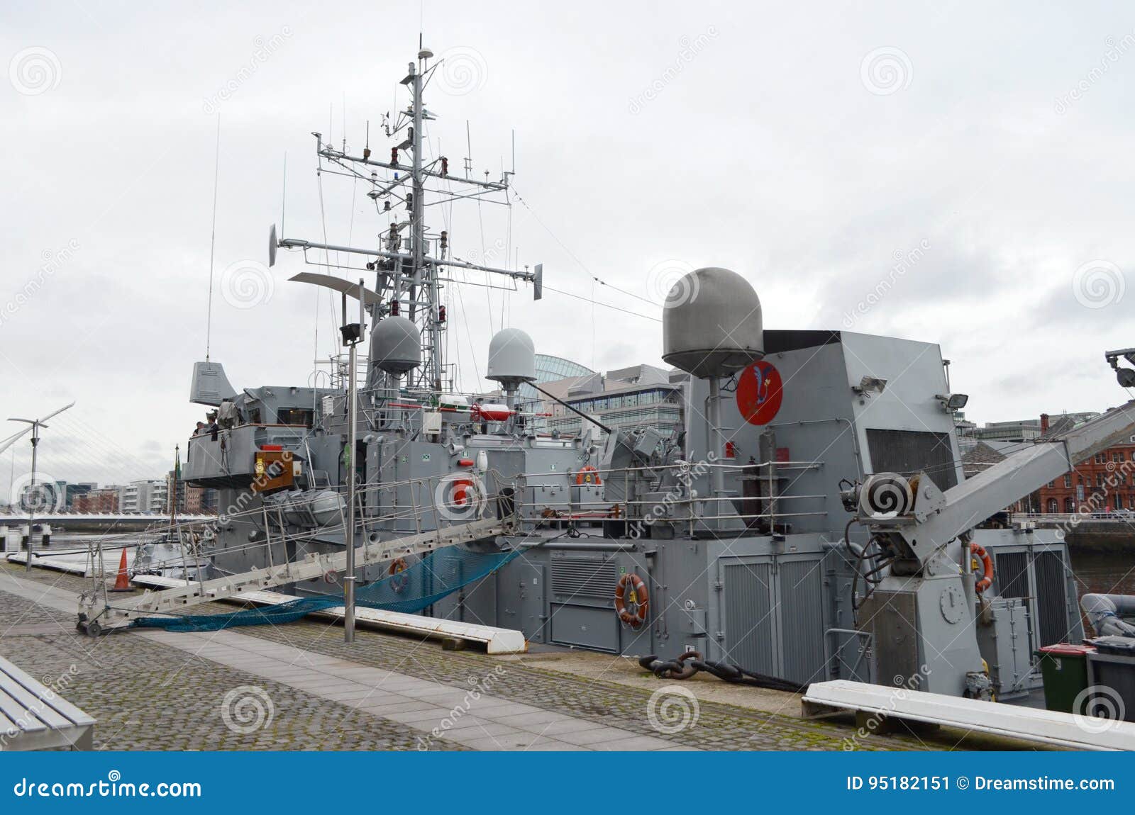Irish Navy Vessel LE Ciara P42 Peacock-class Patrol Vessel On River ...