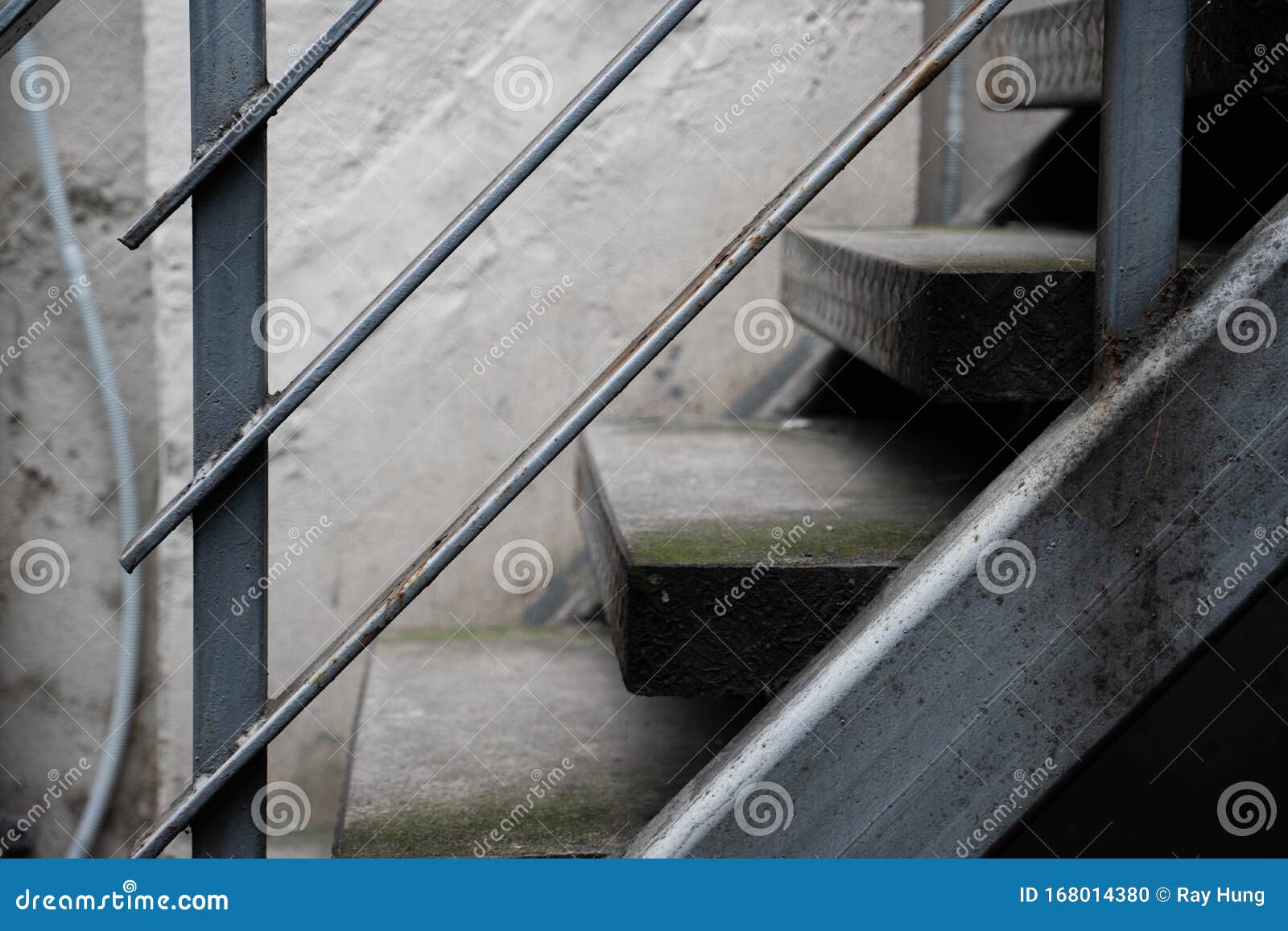 Side View of the Iron Stair Stock Photo - Image of iron, side: 168014380