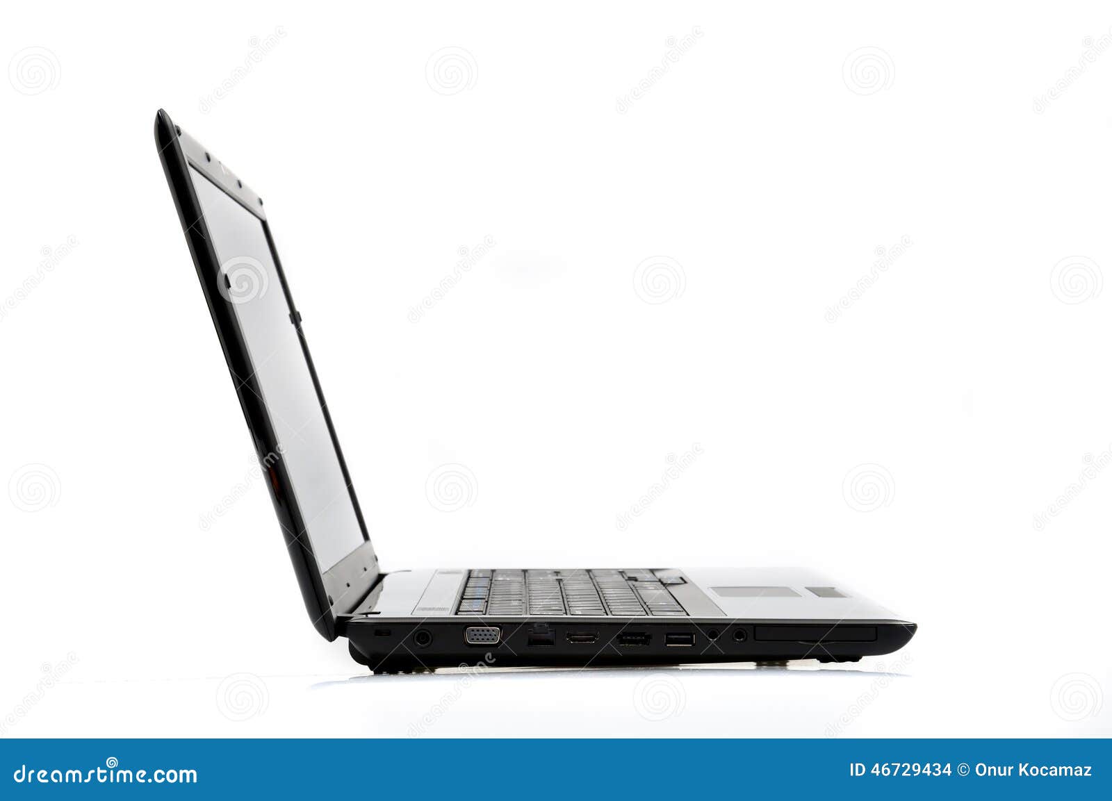 Side View Laptop stock photo. Image of computer, contemporary - 46729434
