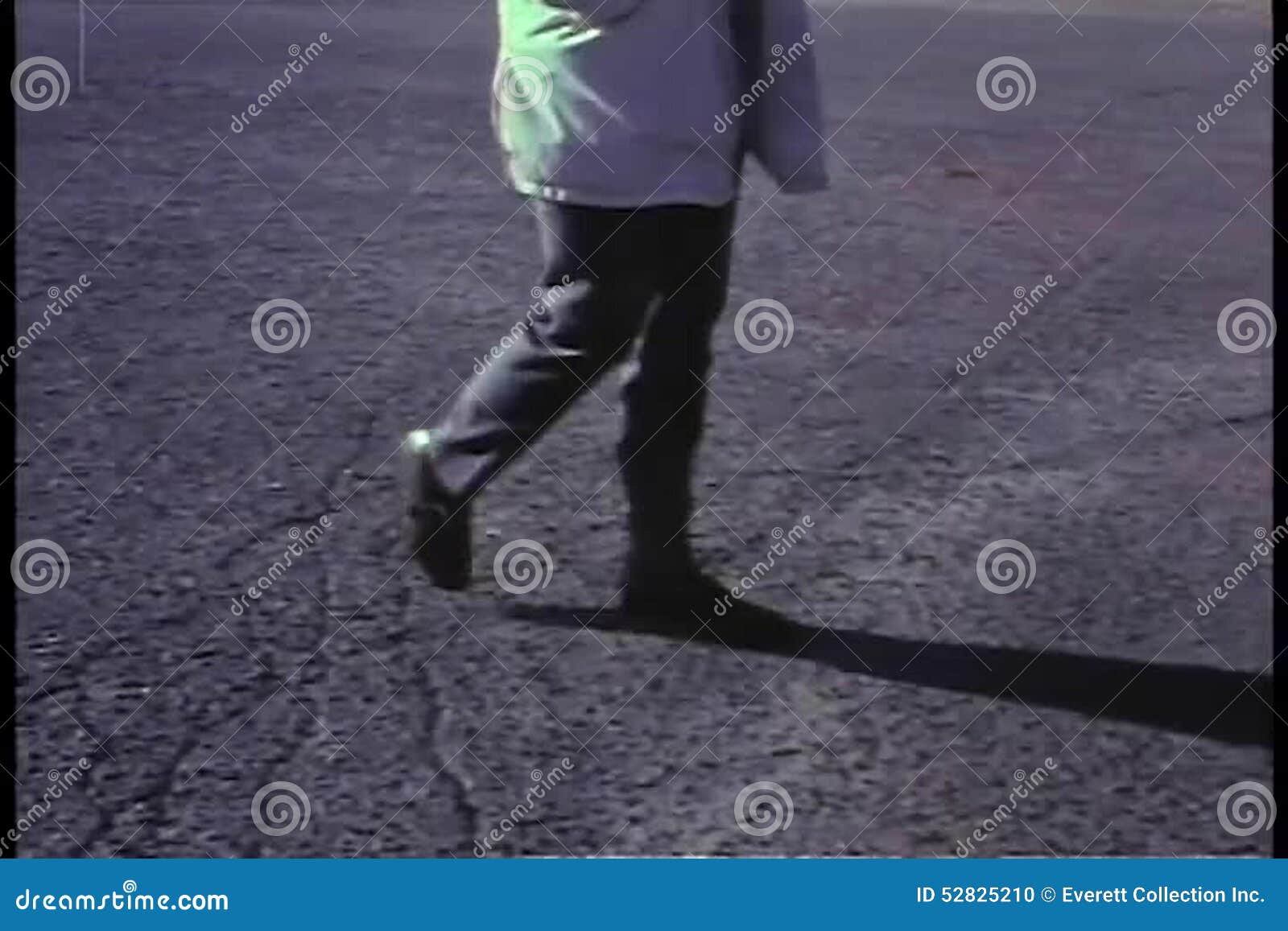 Side View of Lower Half of Person S Body Walking on Asphalt Stock ...
