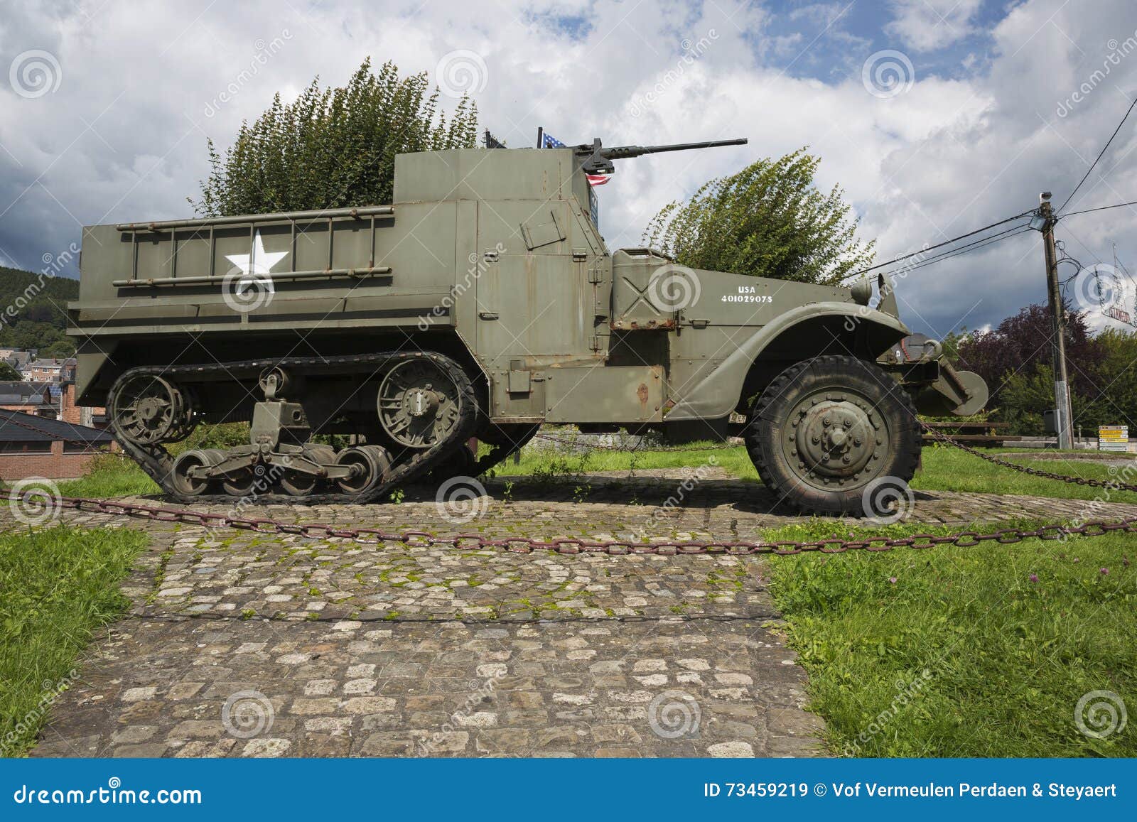 M3 Half-track Carrier On Display At Yad La-Shiryon Armored Corps Museum ...