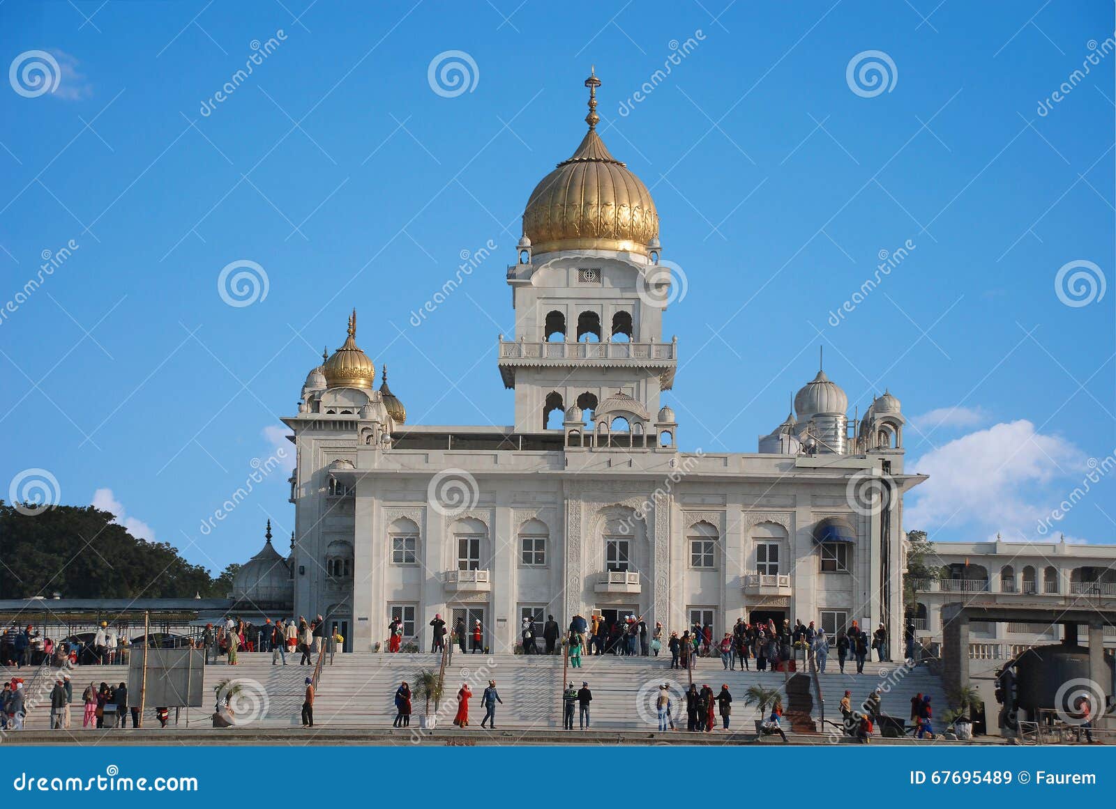 Side View of the Main Gurudwara Sikh Temple in India. Stock Image ...