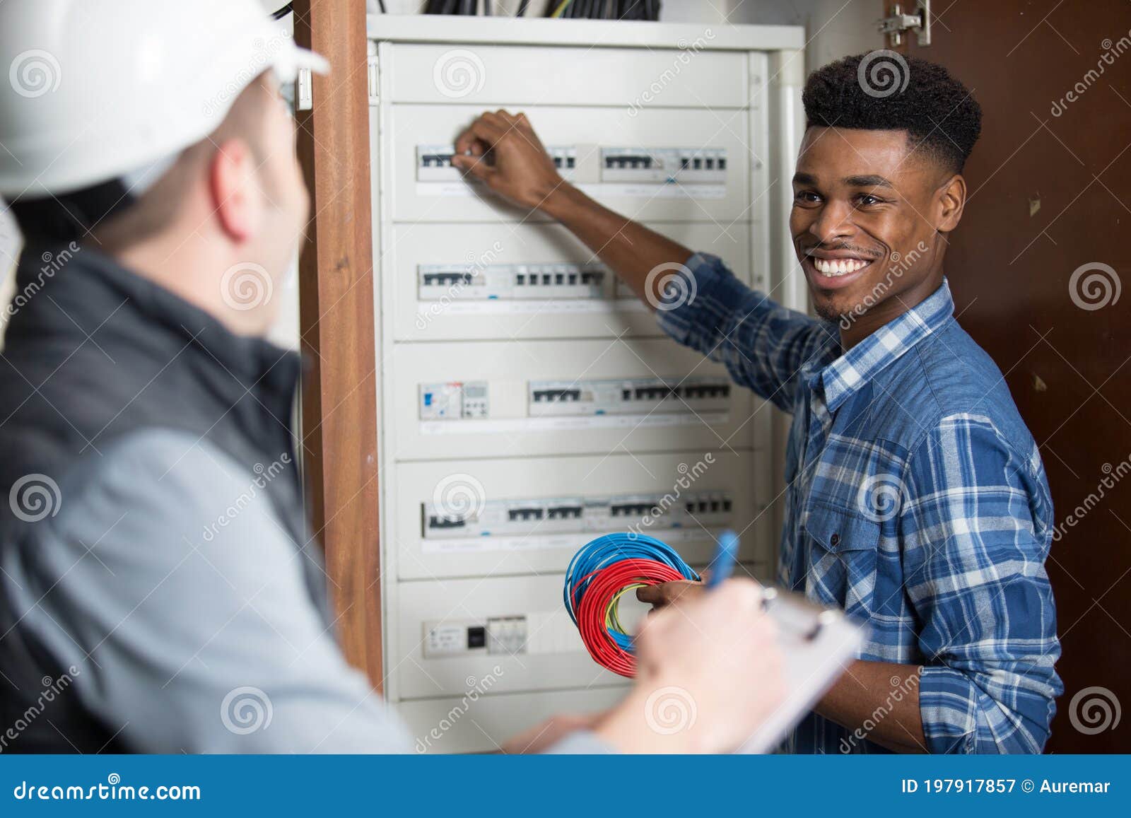 Multimeter Probe Test Lead Cable. Two Electrical Multi Or Voltage Meter ...