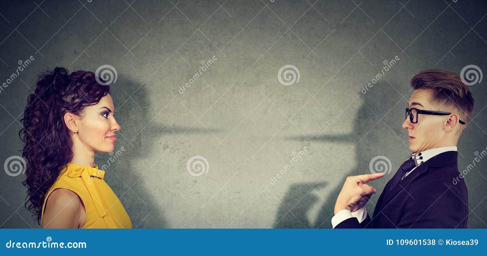 Couple Being Dishonest in Relationship Stock Photo - Image of fake ...