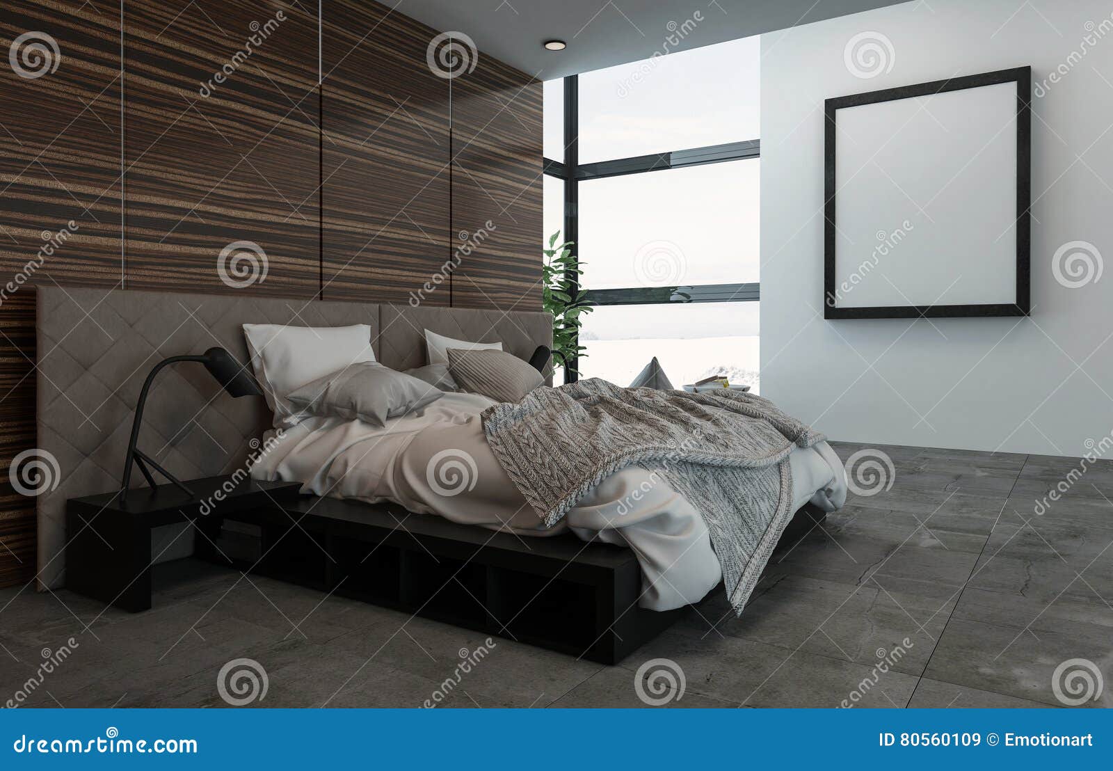 Unmade Bed Side View